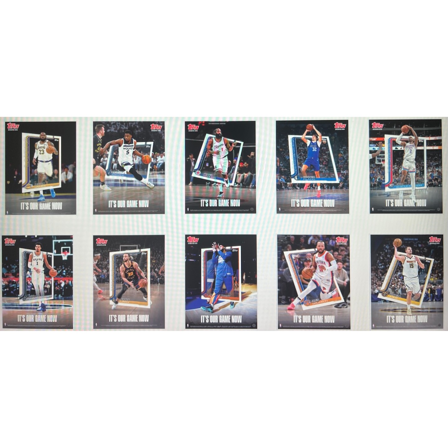 Topps Basketball Poster (free, just pay postage)