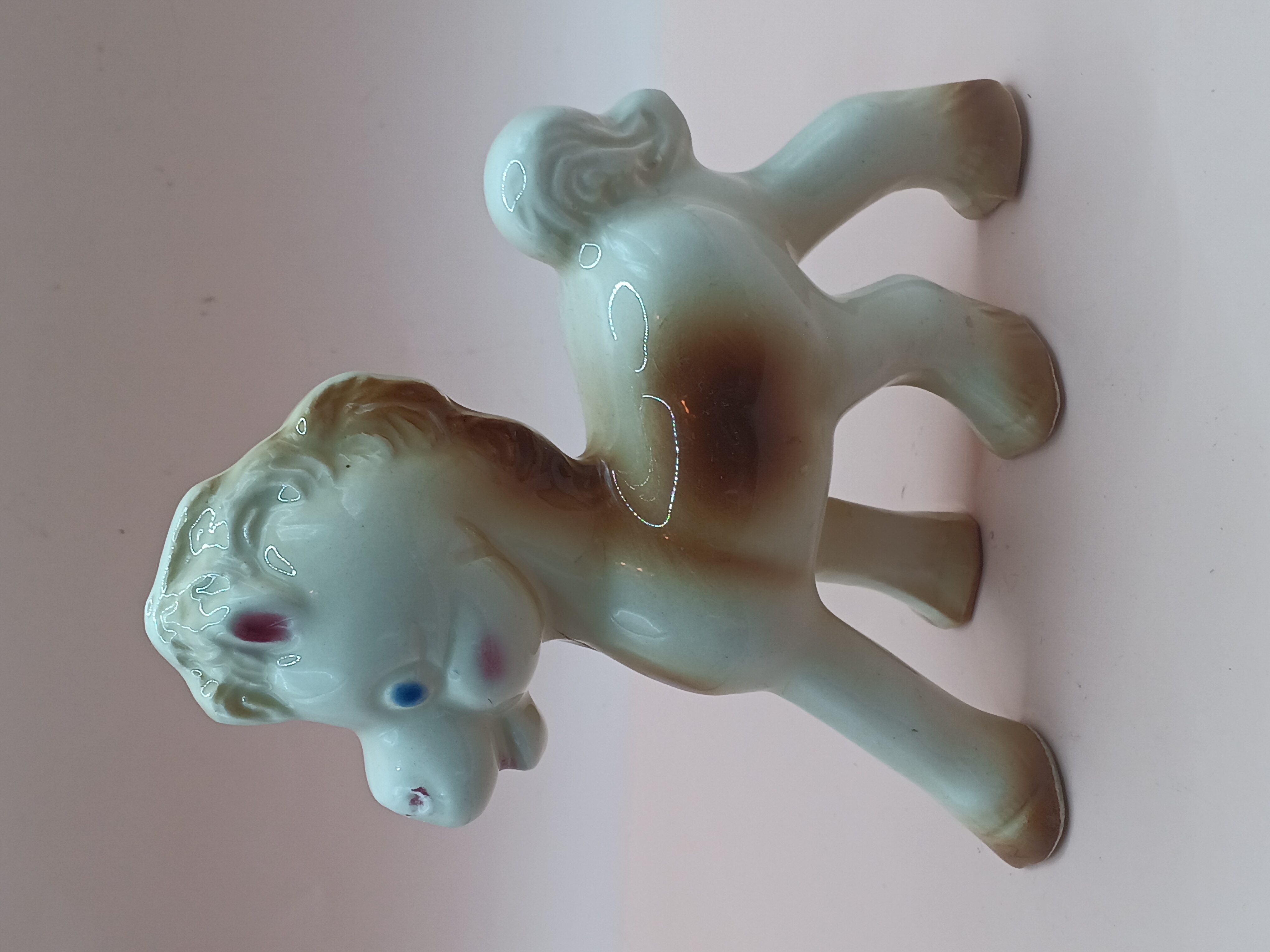 Vintage "Frisky the Pony " Rempel Diamond Pottery Horse Figurine