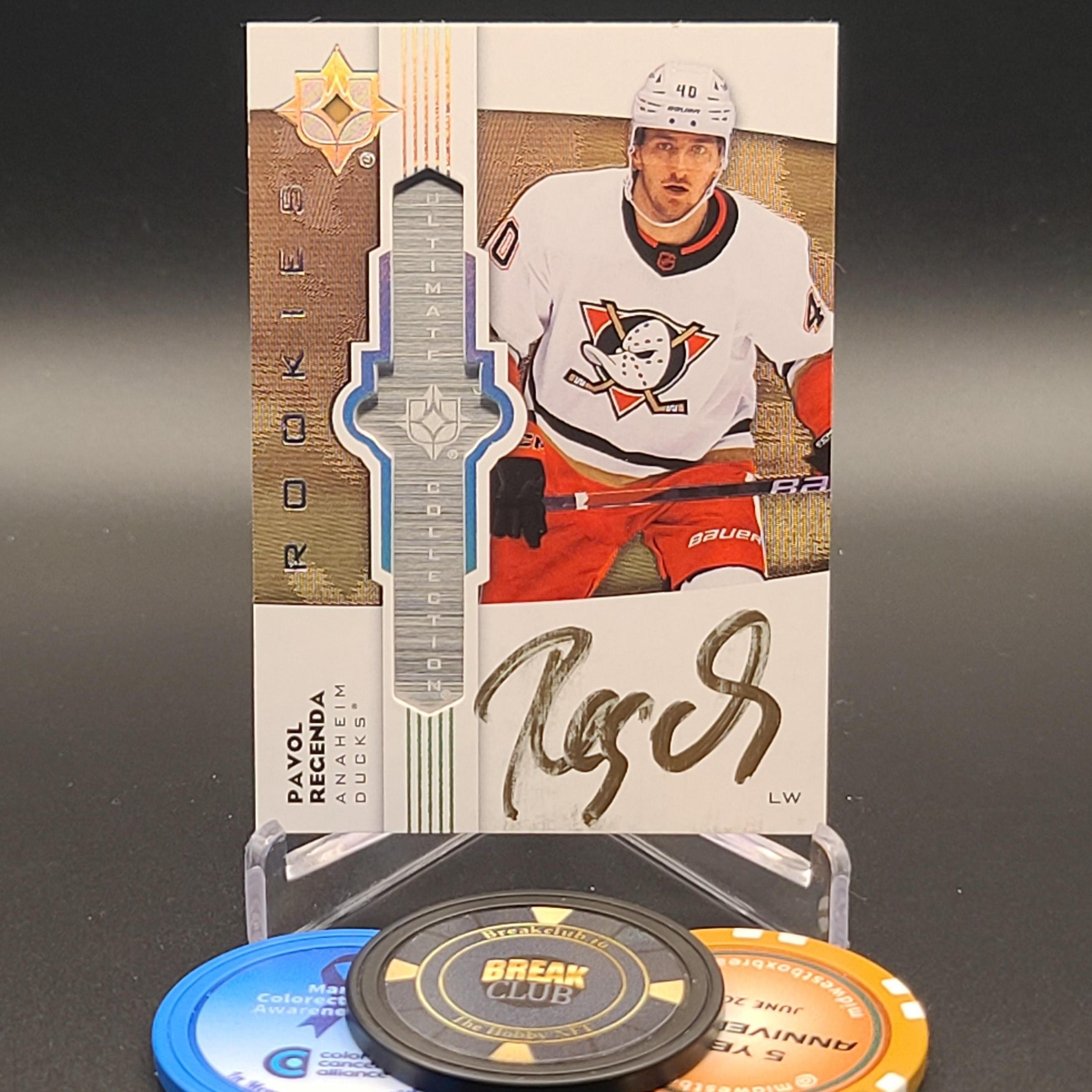 Pavol Regenda Rookie Auto 2022-23 Upper Deck Ultimate Collection ...