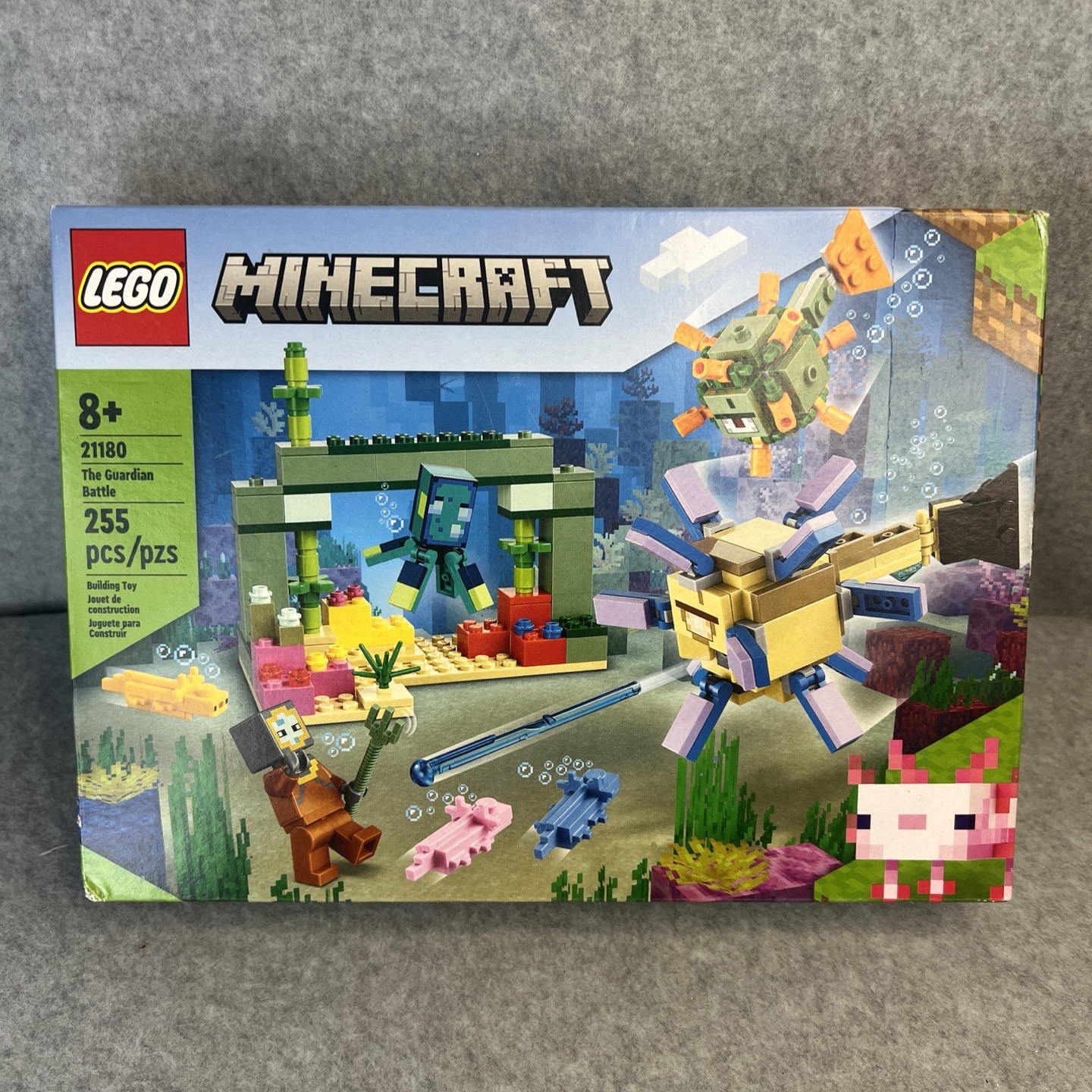LEGO Minecraft The Guardian Battle Set 21180 Underwater Adventure Sealed
