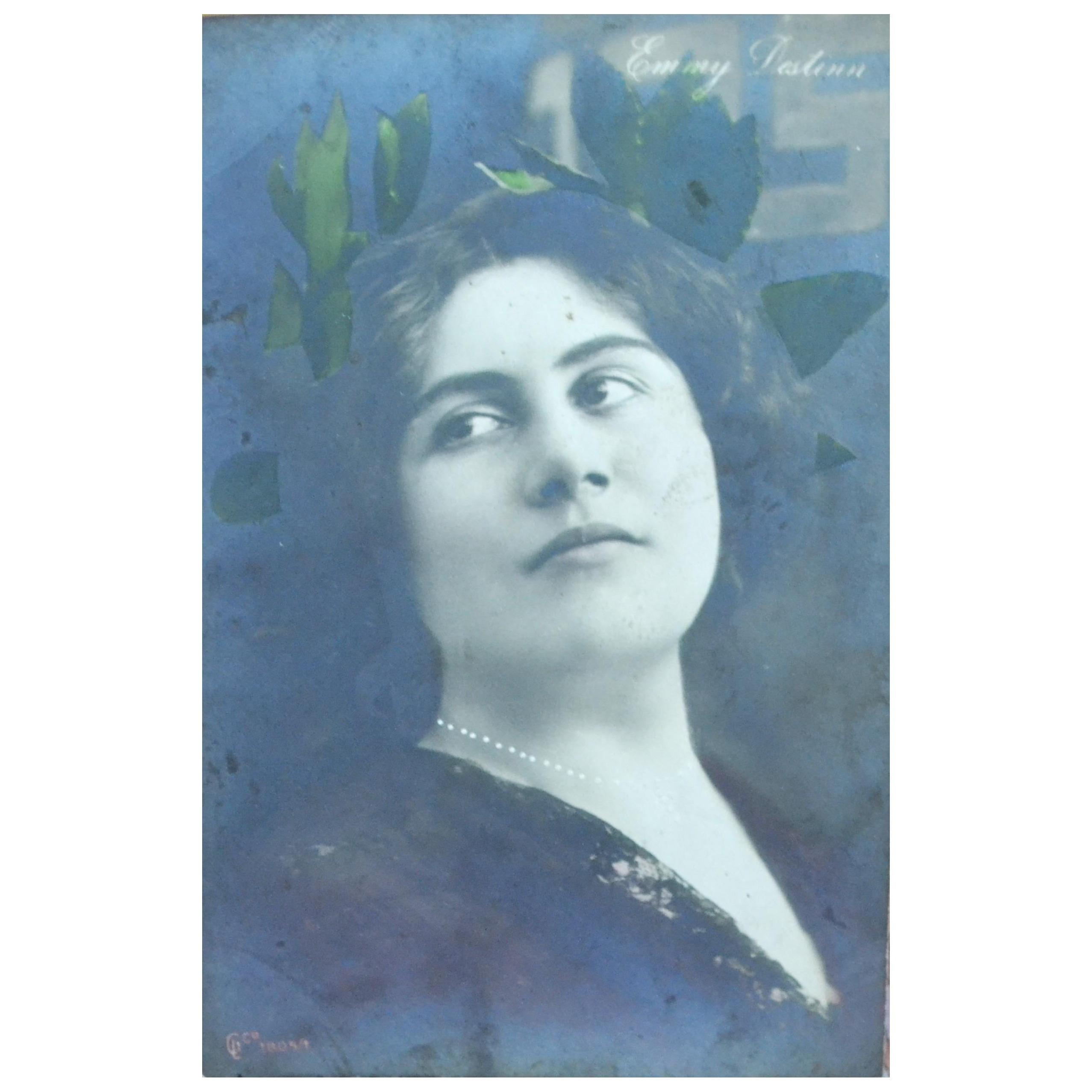Vintage Postcard Black And White Photo Of Emmy Destinn Opera Soprano ...