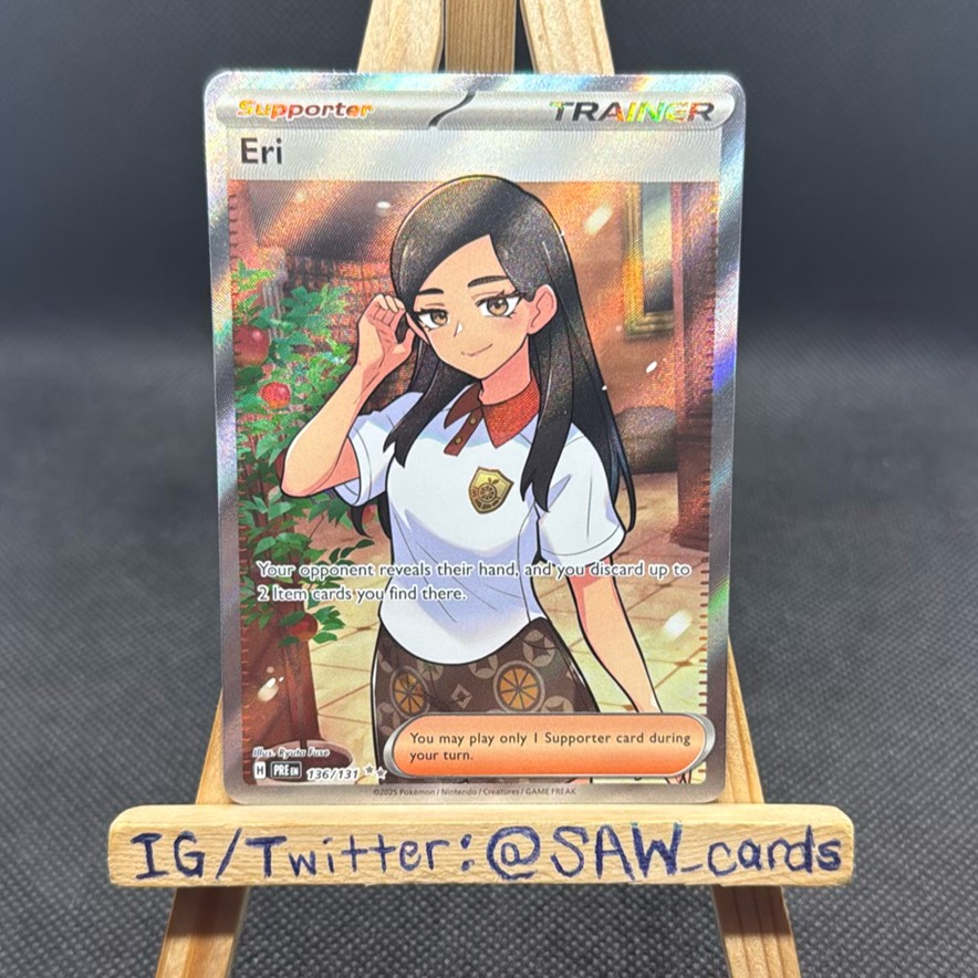 Eri Pokemon Prismatic Evolutions Ultra Rare 136/131