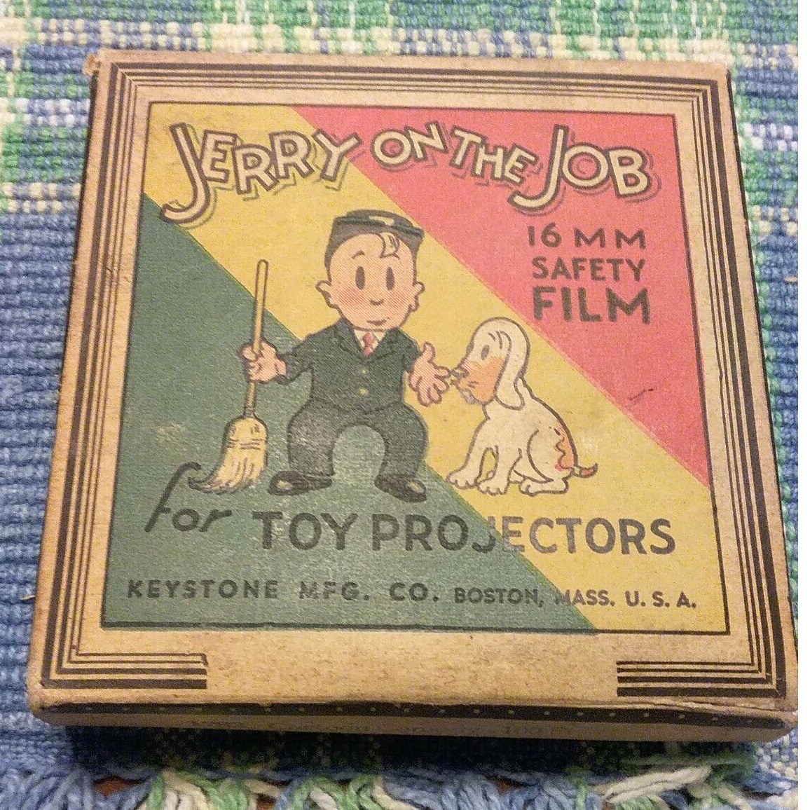 Vintage 16mm Cartoon in original box- Jerry On The Job