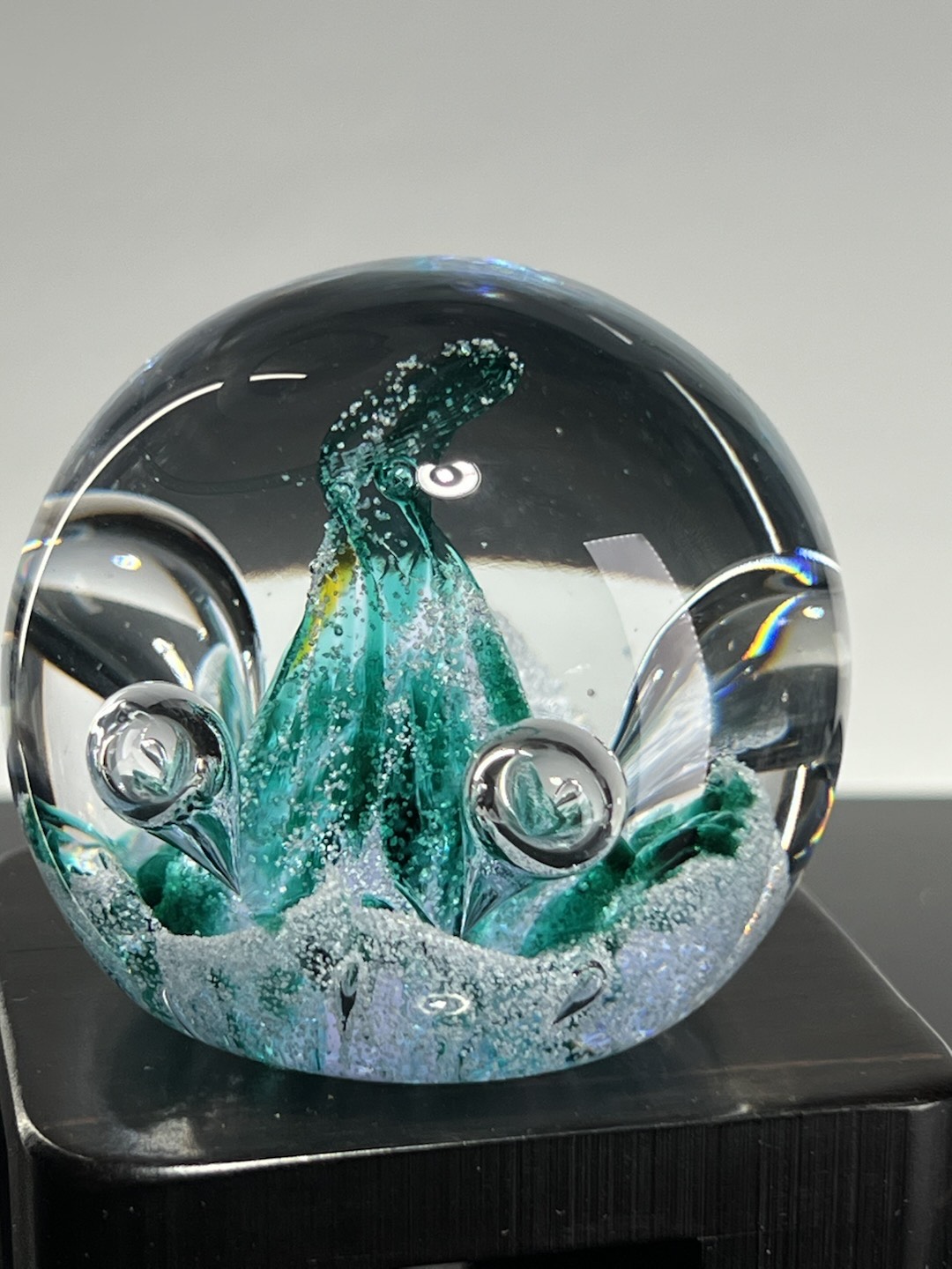 #29 - Caithness miniature Moonflower Paperweight