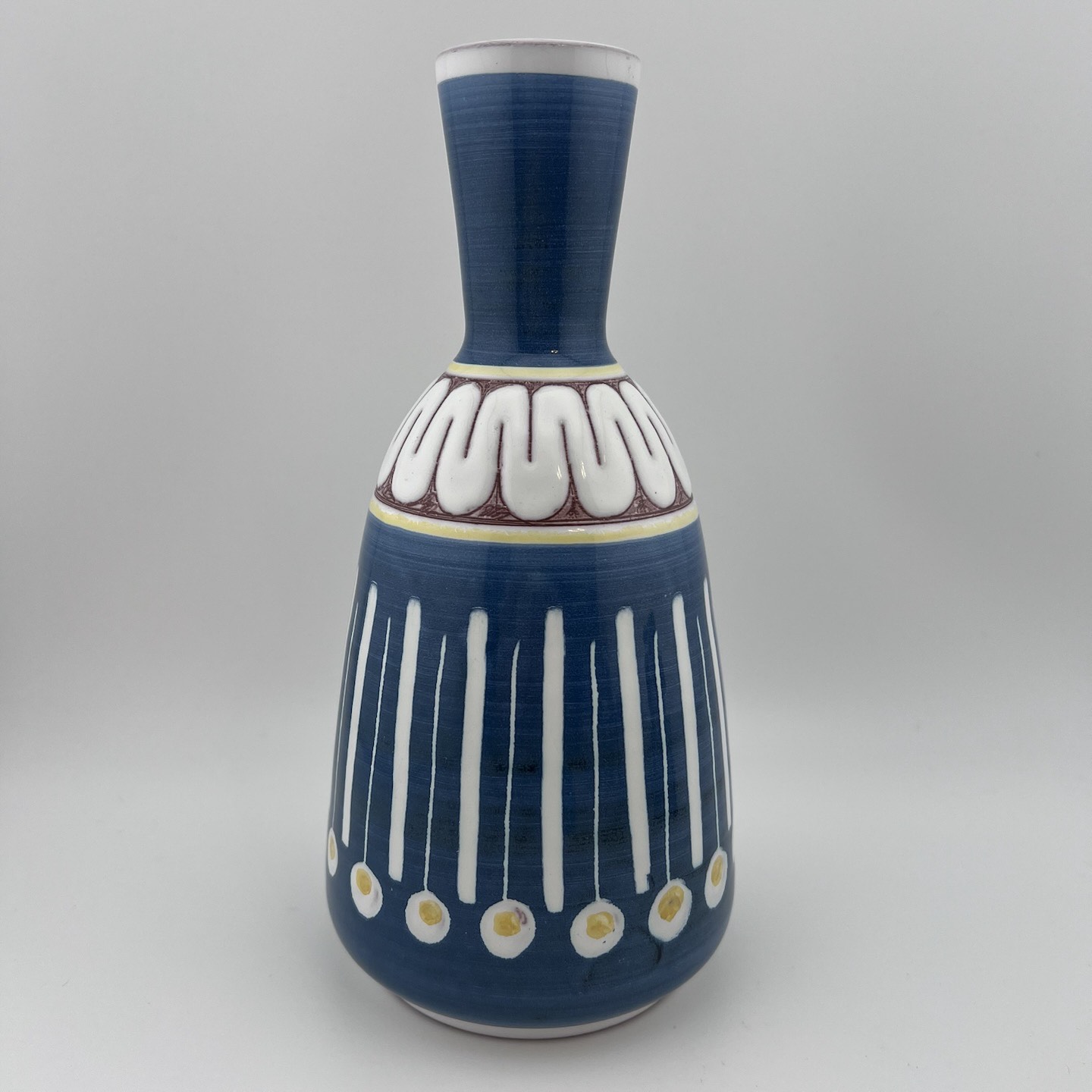 Vintage Elle Keramikk Norwegian Vase 8”