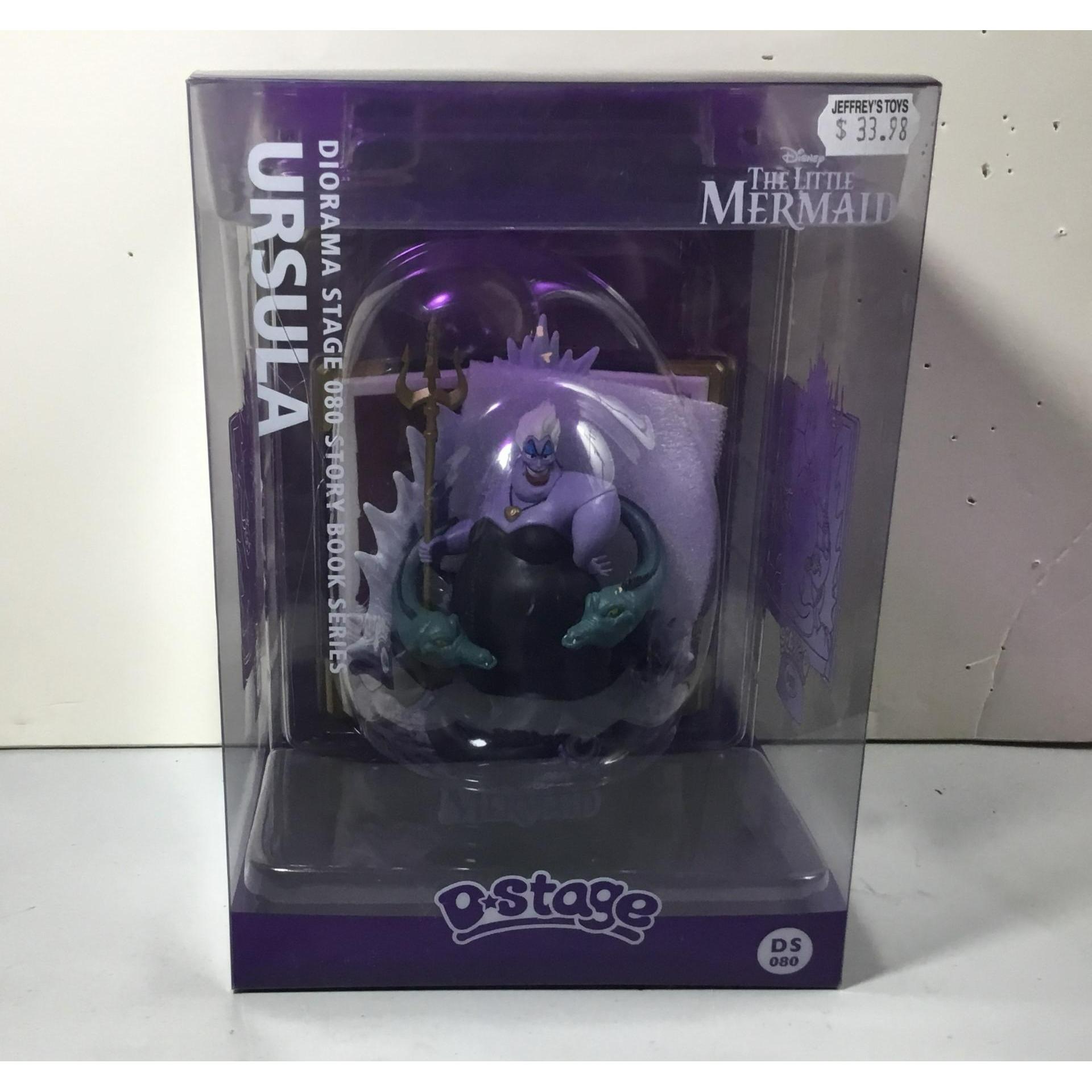 Disney, Wicked Sea Witch Ursula and eel minions, D-Stage new in box