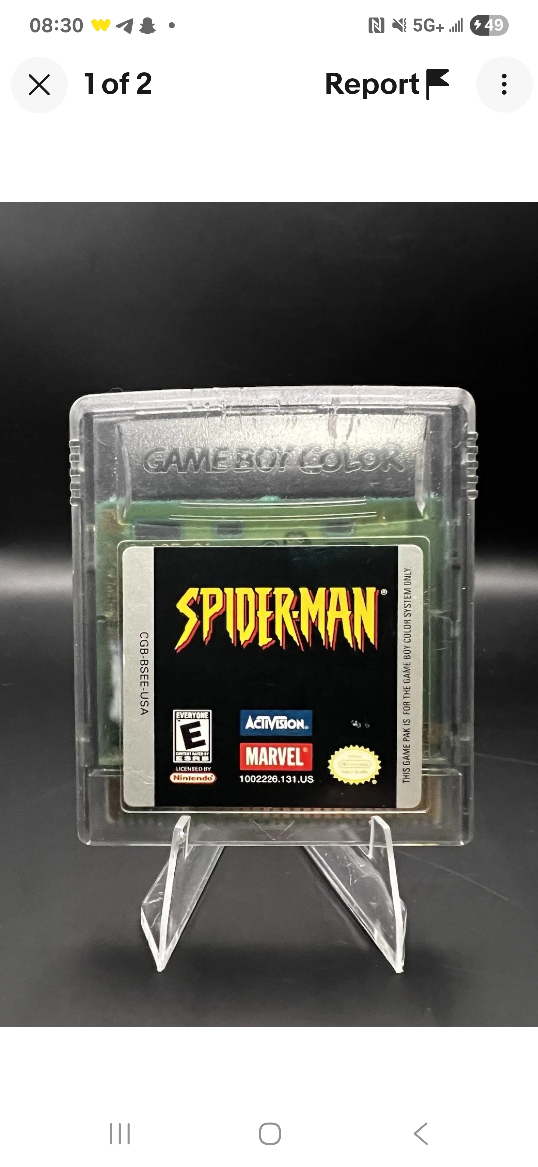 Marvel’s Spider-Man for Game Boy Color – A Classic Web-Slinging ...