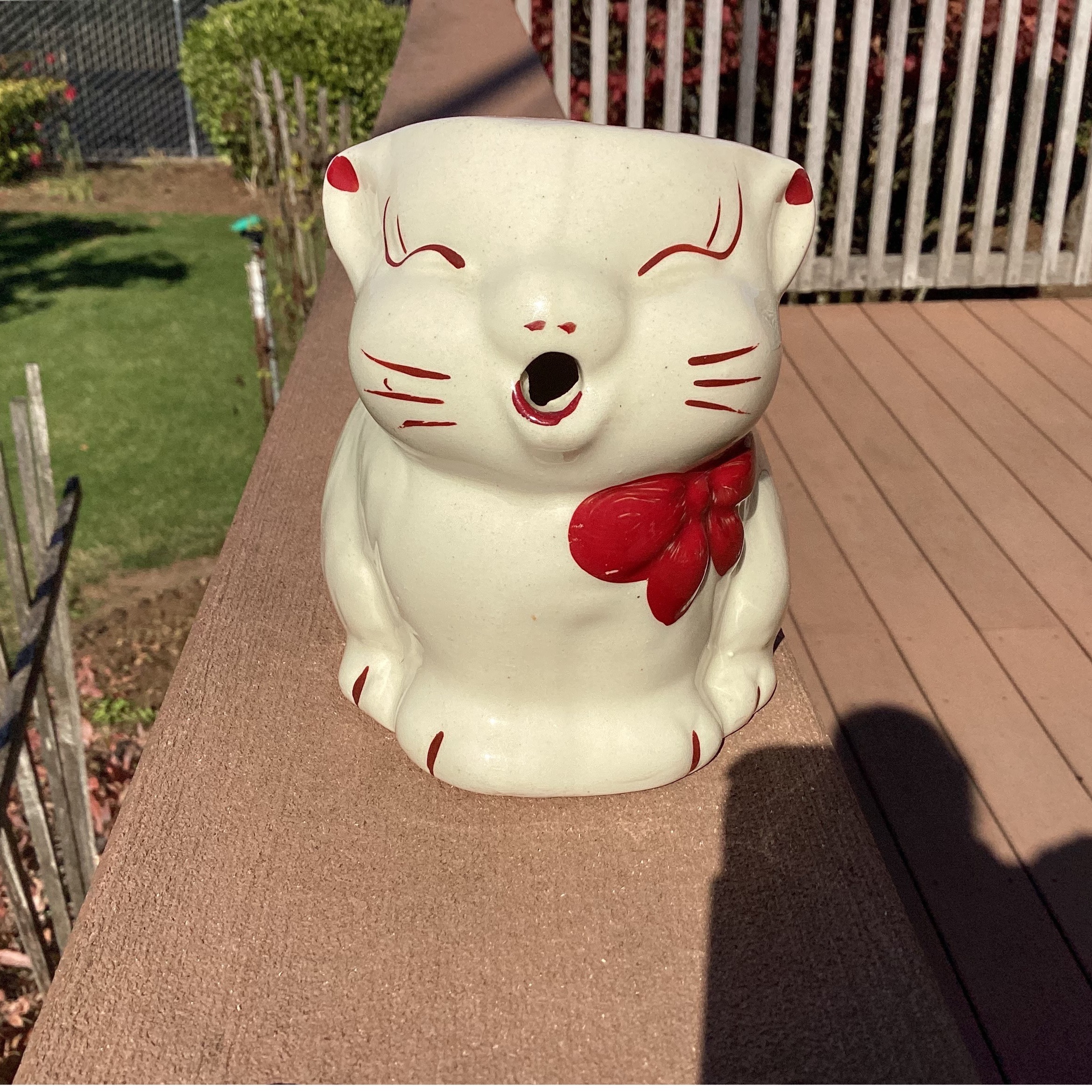 Vintage Ceramic Cat Creamer