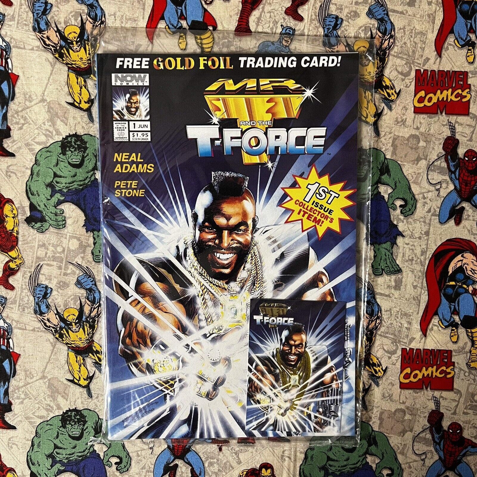 Mr. T and The T-Force #1 2 3 Now Comics Sealed New Lot of 3 Gold Foil ...