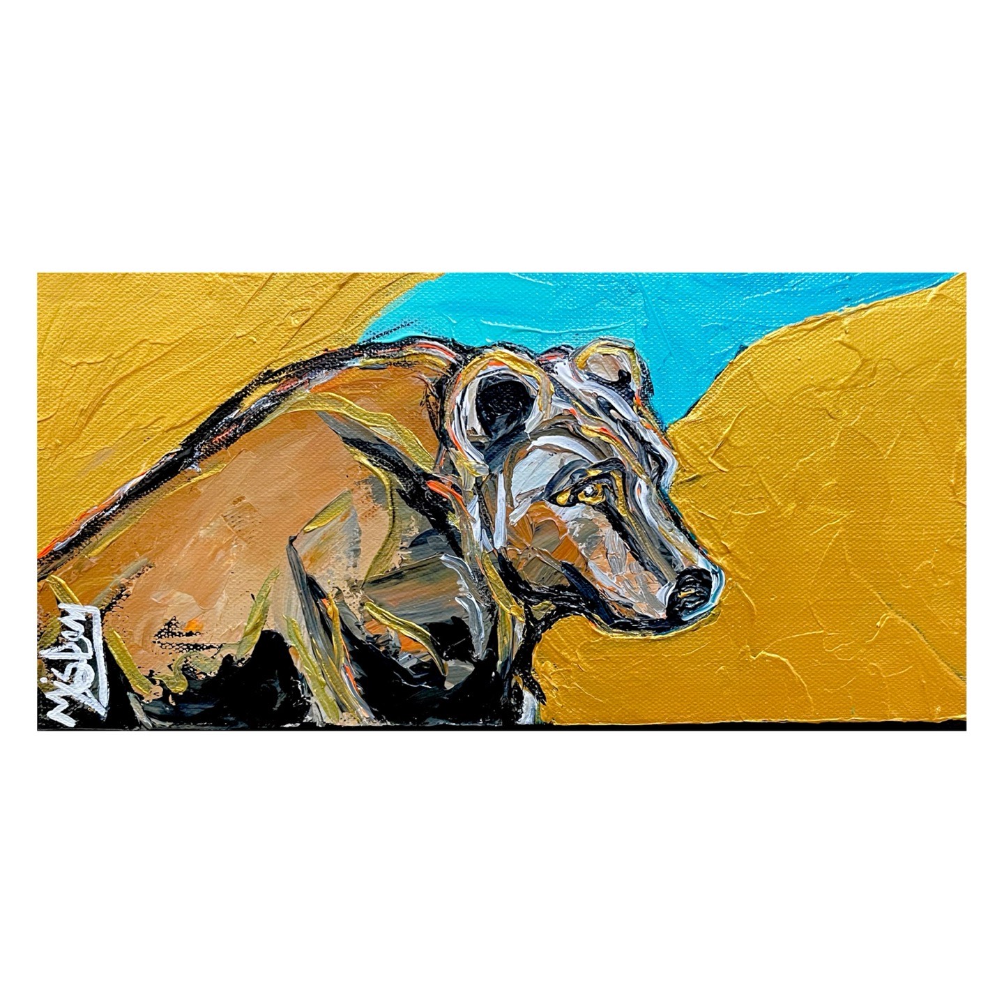 Rugged Original, Hand painted Bear Painting 7”x5” On Canvas 1.5 ...