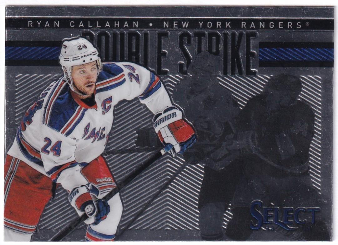 2013-14 Select Double Strike #DS4 Ryan Callahan New York Rangers Hockey ...