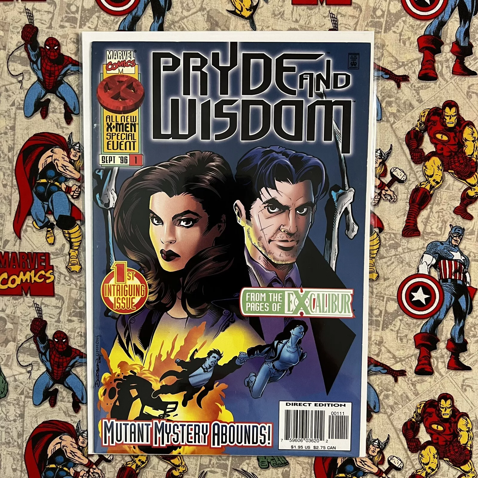 PRYDE AND WISDOM #1-3 Complete Series Marvel Comics 1996 1 2 3 Warren Ellis