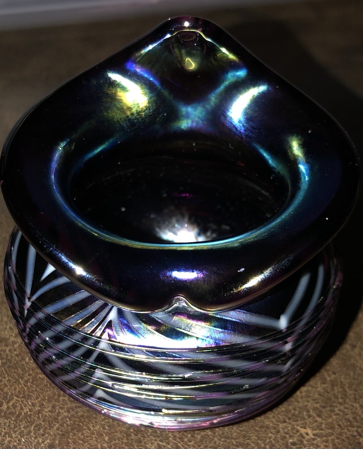 #30- Vintage & Rare 1986 Terry Crider Miniature Jack in the pulpit vase