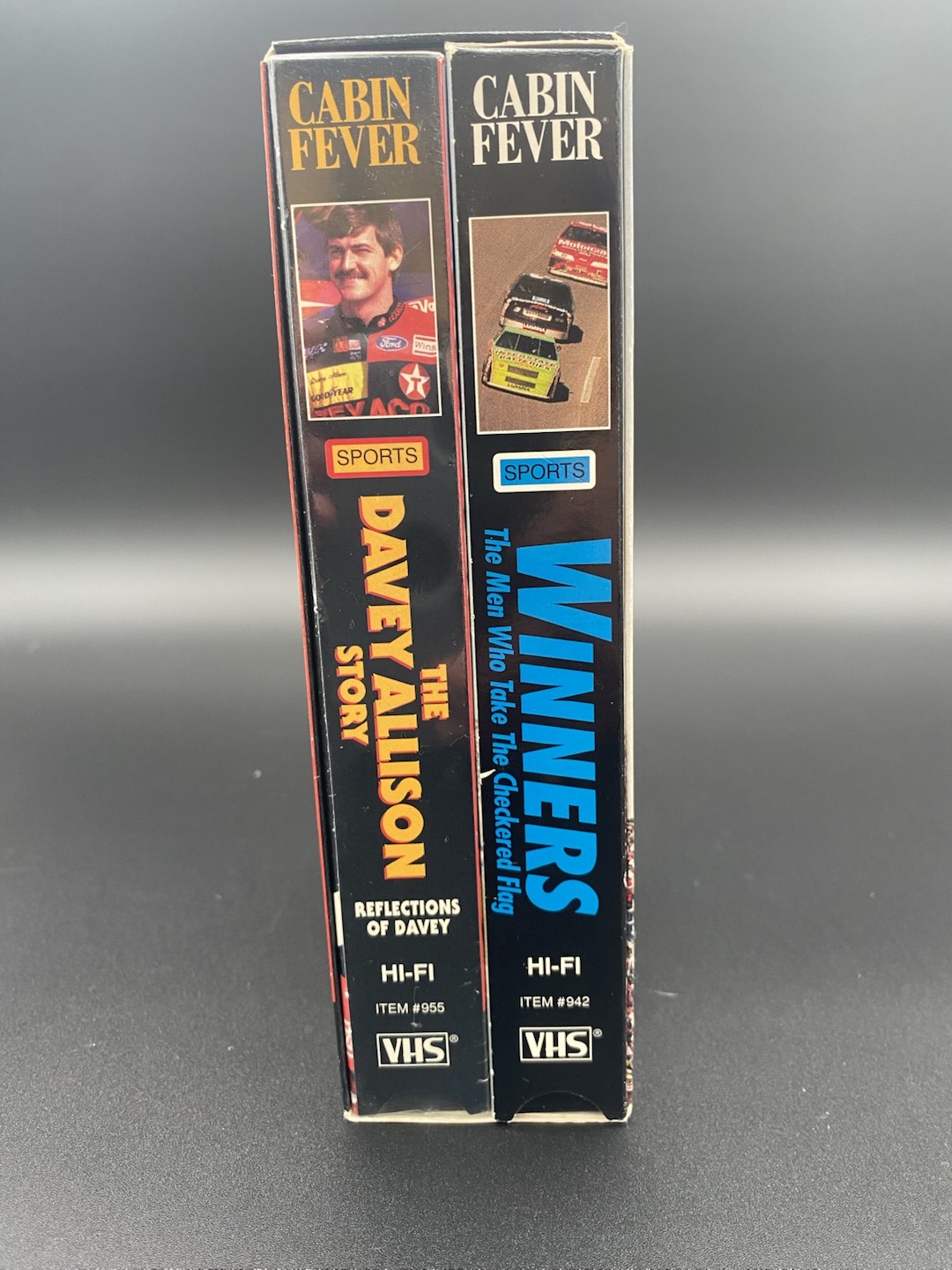 NASCAR Video Two-VHS Set - Half Sealed - Davey Allison Story & Winners ...
