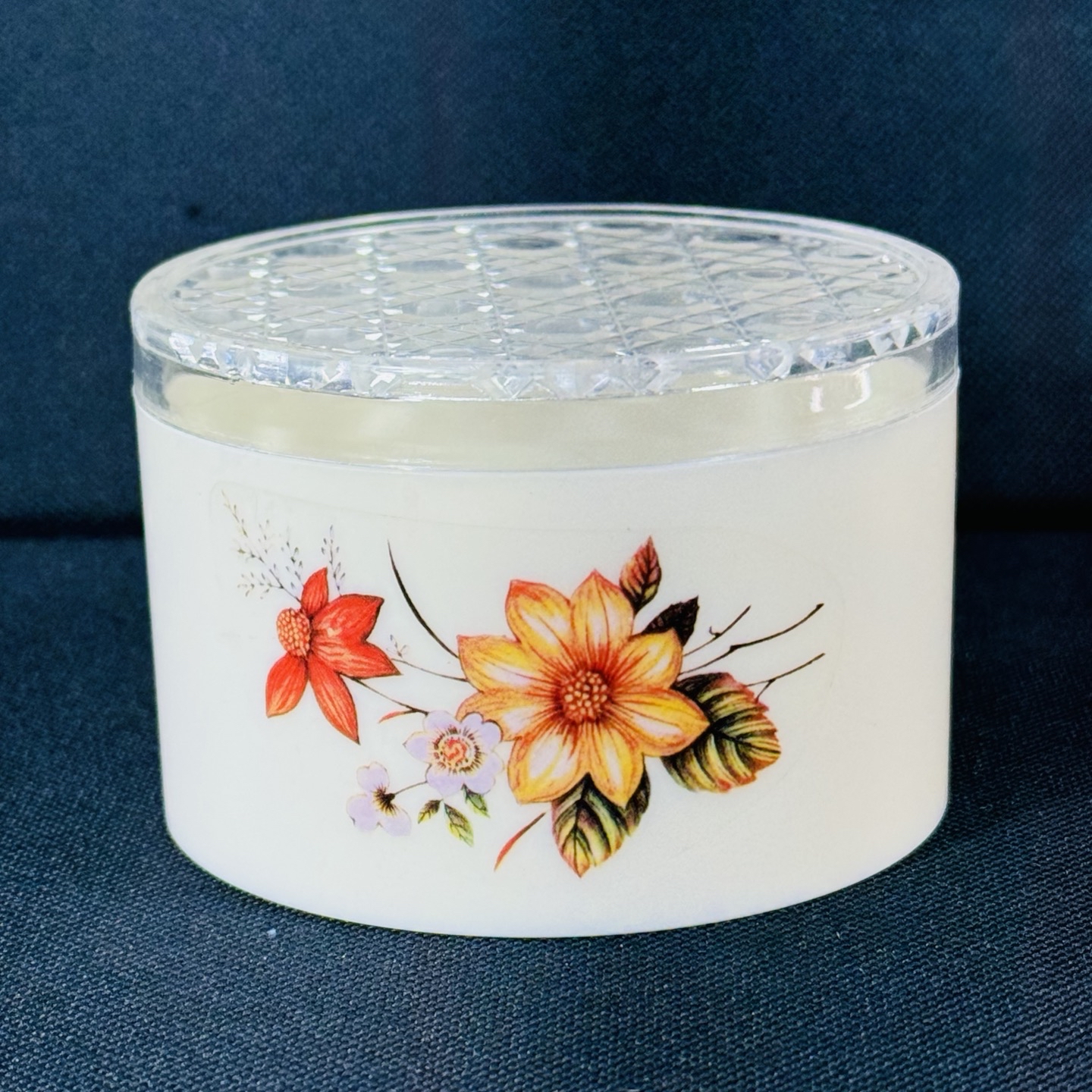 Vintage Plastic Powder Box