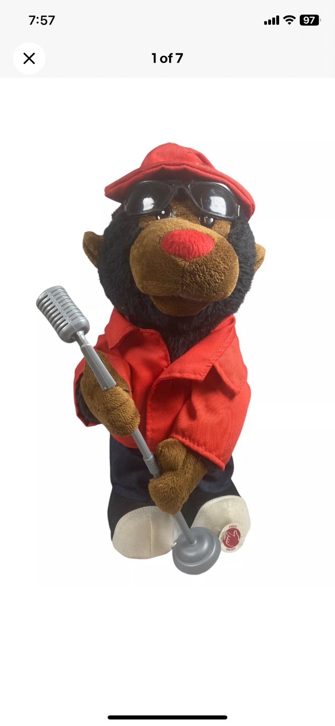 Sound N Light Animatronics Animated Singing boy Bear Let Me Love You ...