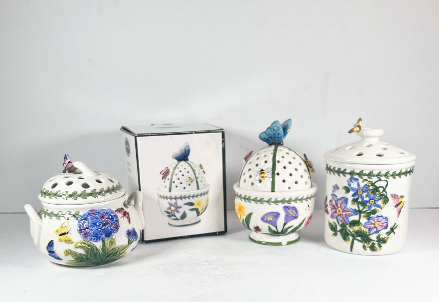 Set Of 4 Portmerian Luminary Collection Botanic Garden Fairy Lamps ...