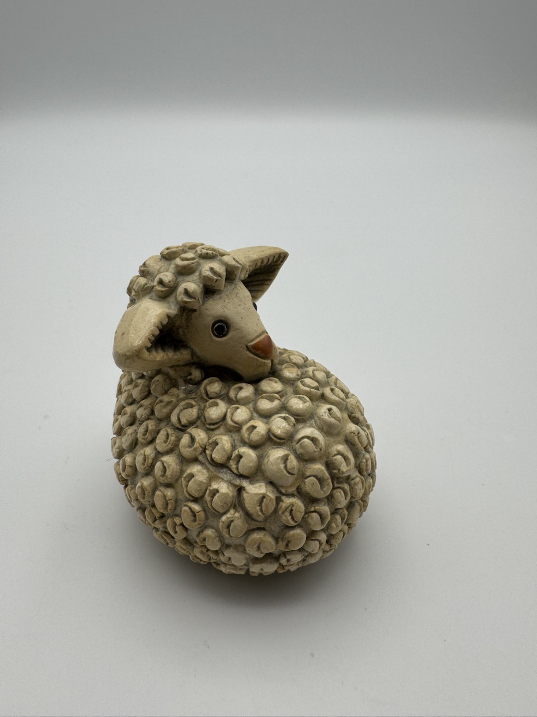 Artesania Rinconada Sheep Lamb Clay Figurine Uruguay Signed Vintage ...