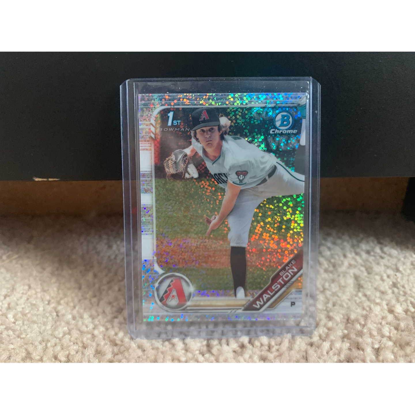 Blake Walston First Bowman Speckle Refractor Arizona Diamondbacks