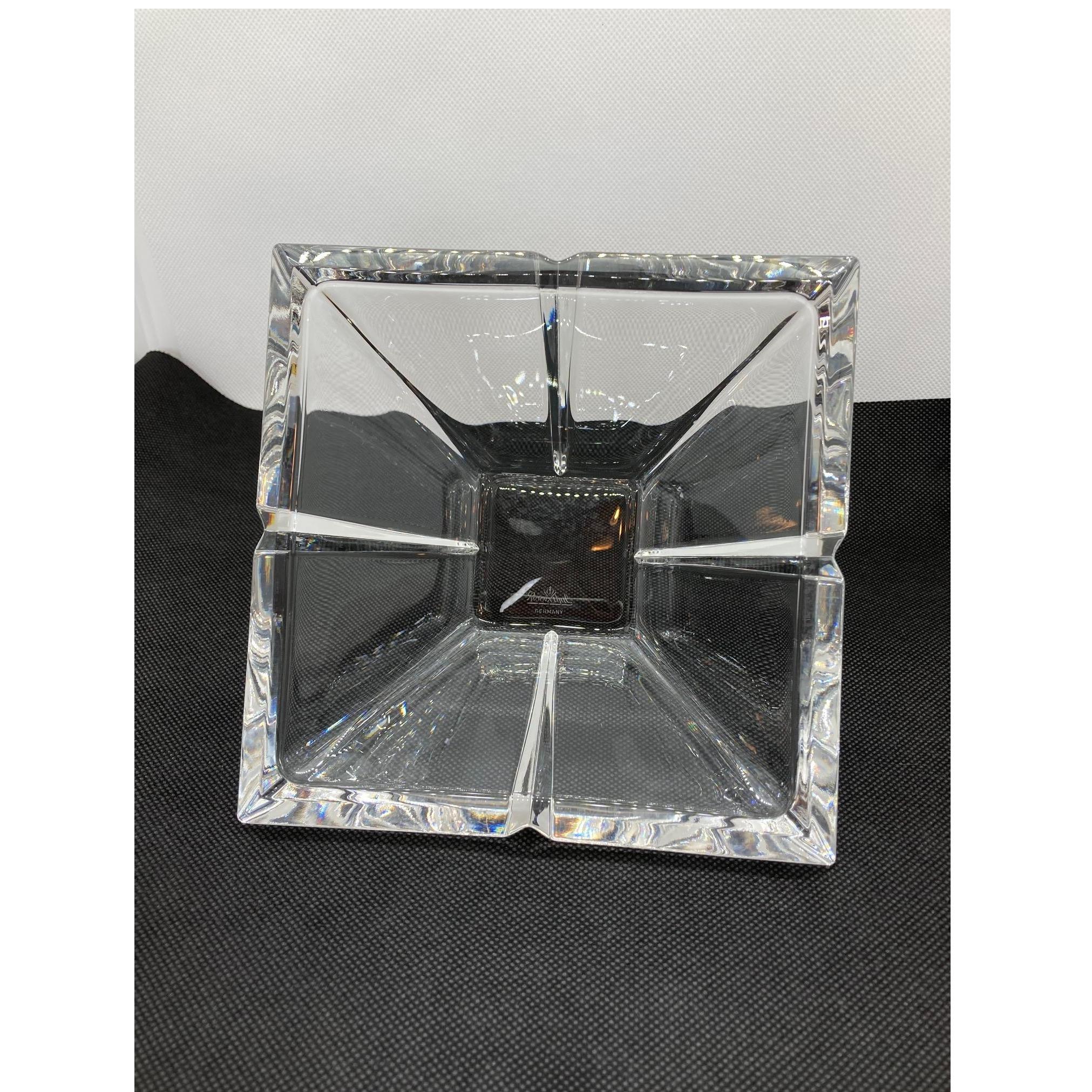 Rosenthal Classic Madison Square Crystal bowl/dish Made in Germany