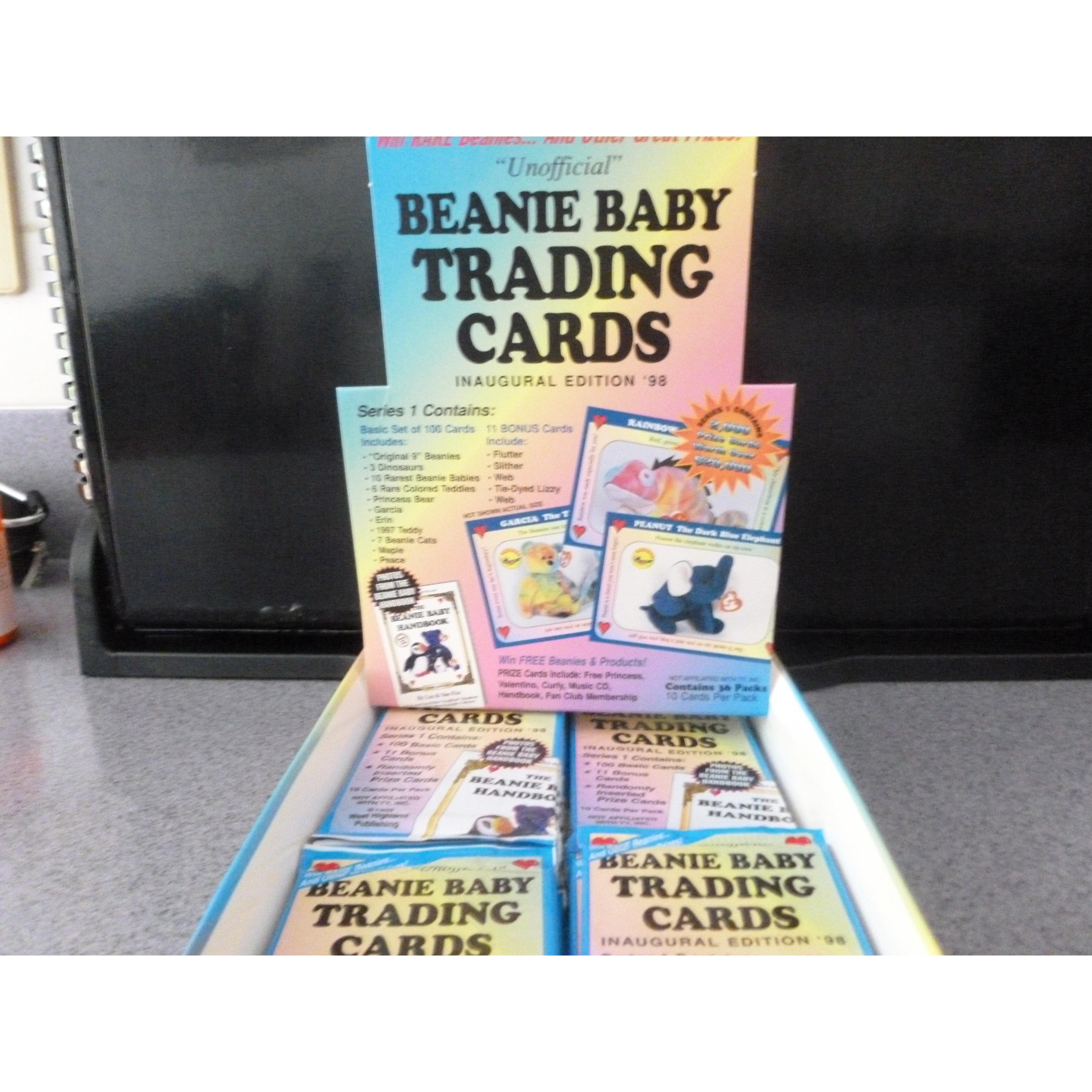 VINTAGE 1998 BEANIE BABY TRADING CARDS ~ 3 SEALED PACKS