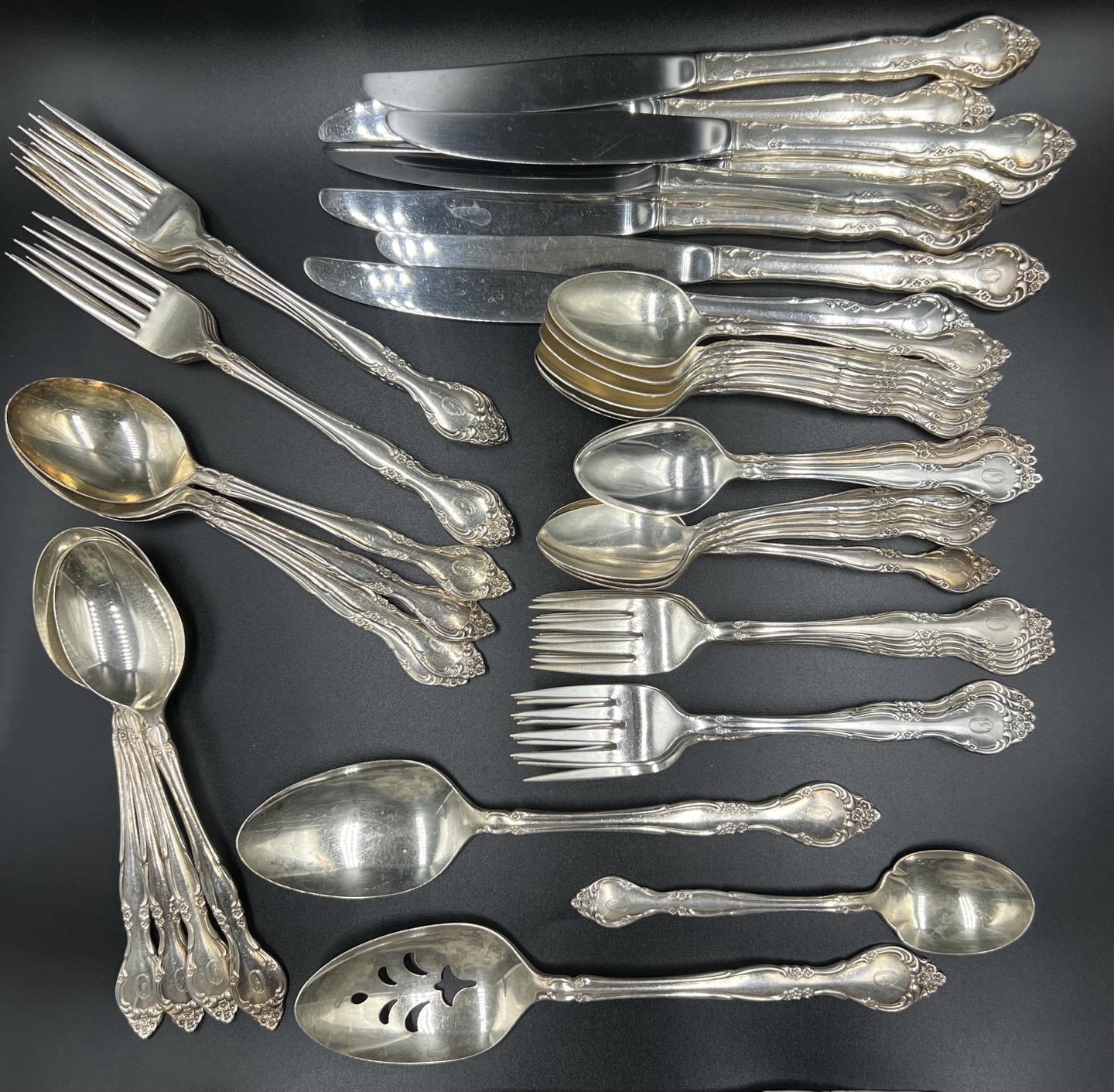 Oneida Vtg 1960 AFFECTION Pattern Community Silverware Silver Plate ...