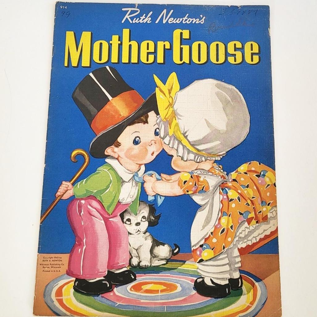 22 Vintage Ruth E Newton Mother Goose Book 1943