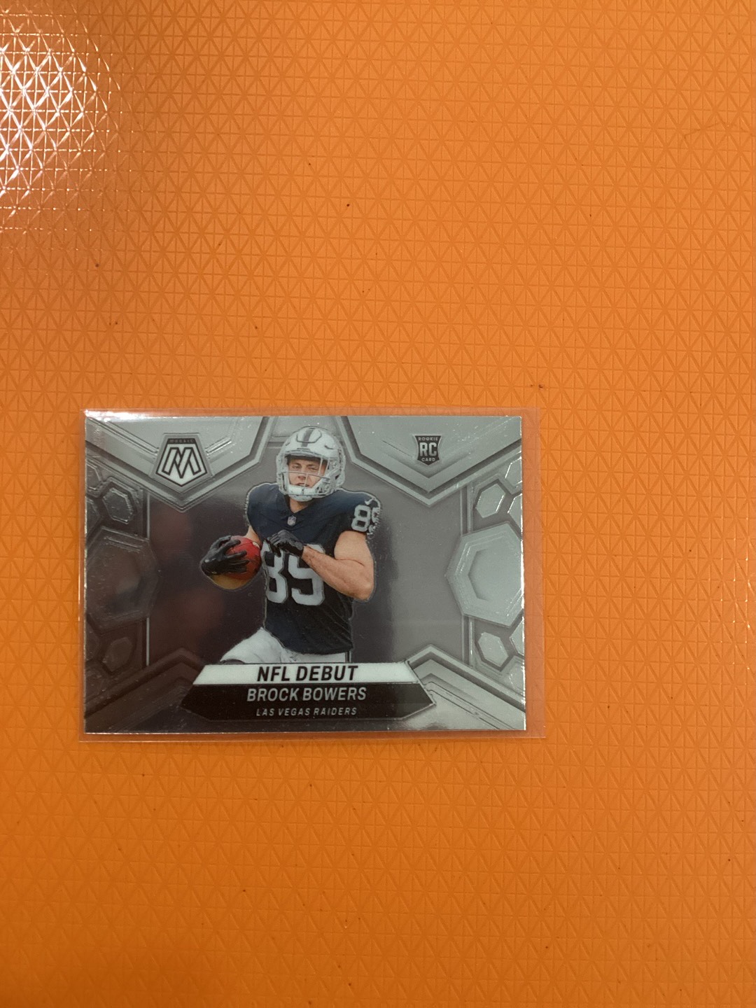 2024 Mosaic Football Brock Bowers NFL Debut Rookie Card #286 Las Vegas ...
