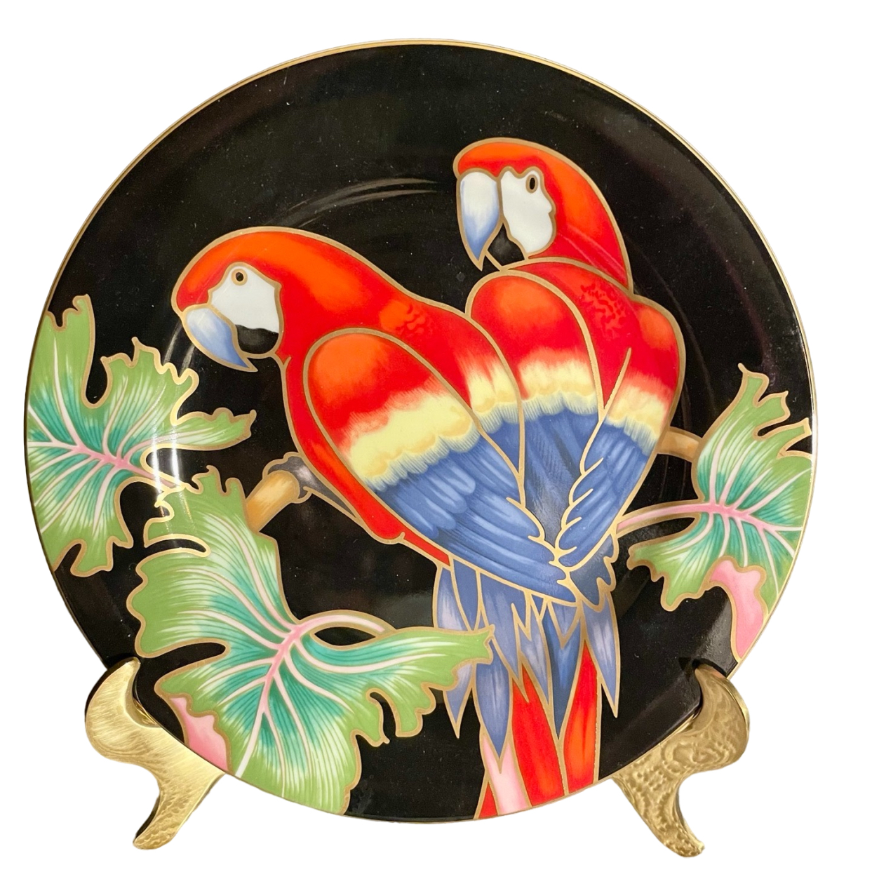 Fitz & Floyd Parrot Plate