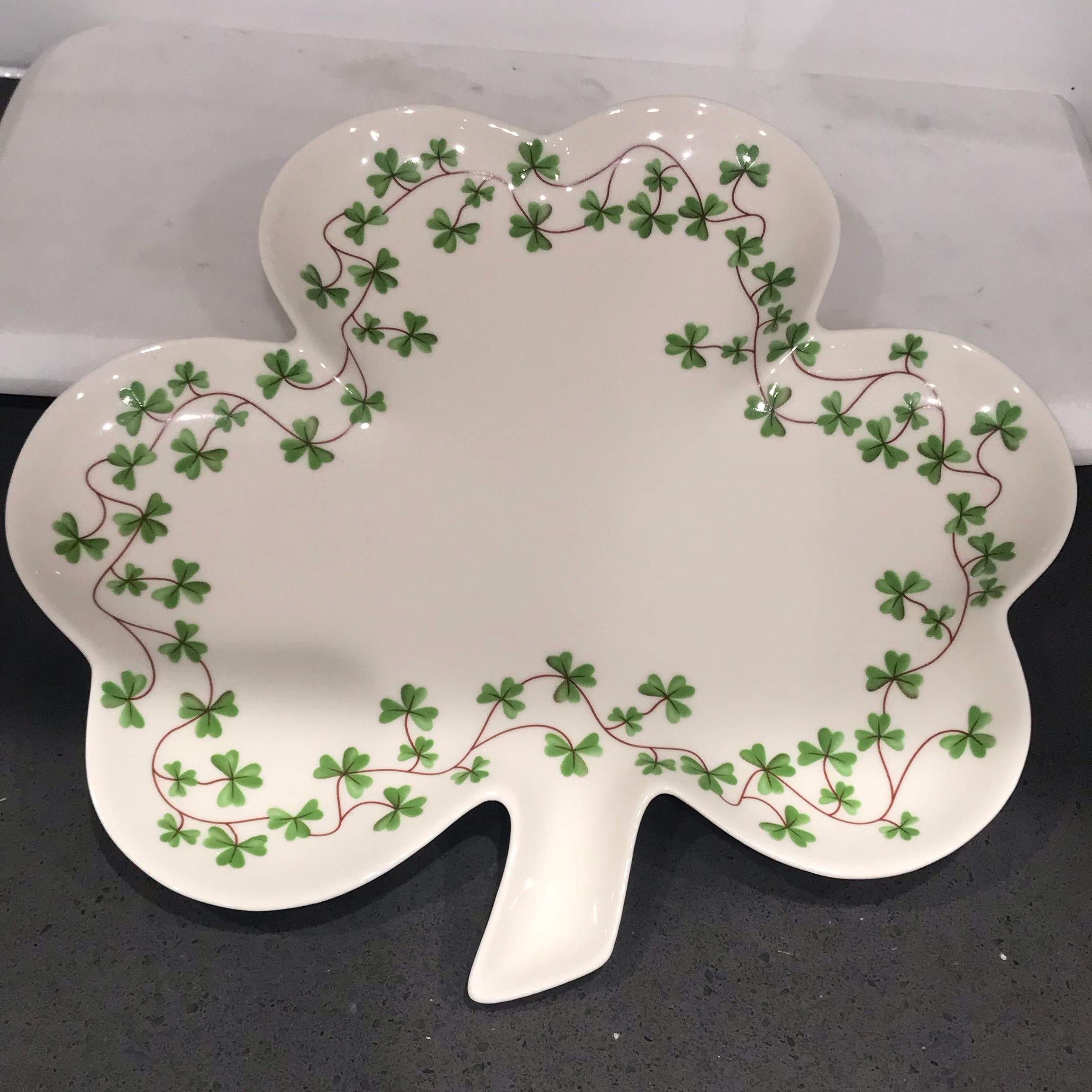 Vintage Shannon Ceramic Shamrock Plate