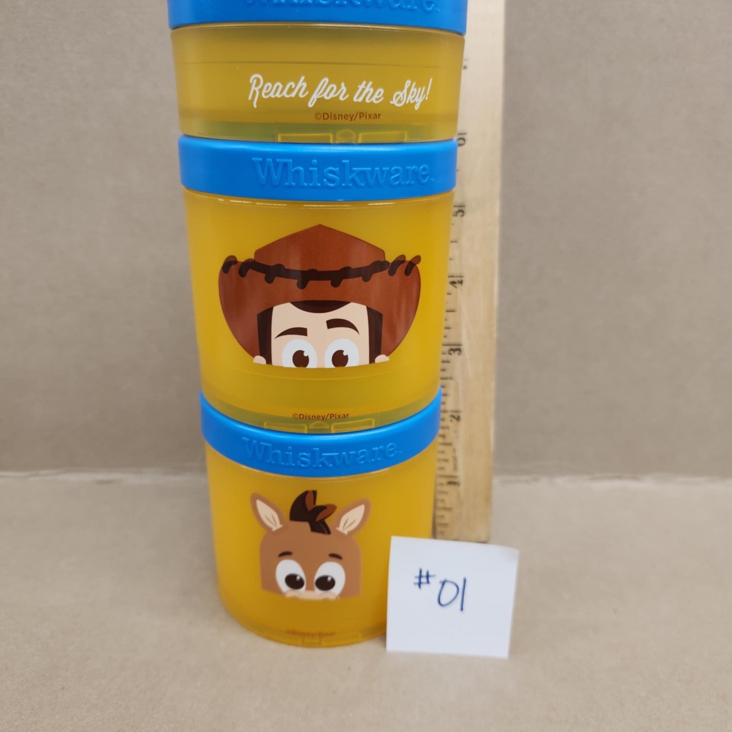 01 Whiskware Pixar Stackable Snack Container Set Toy Story