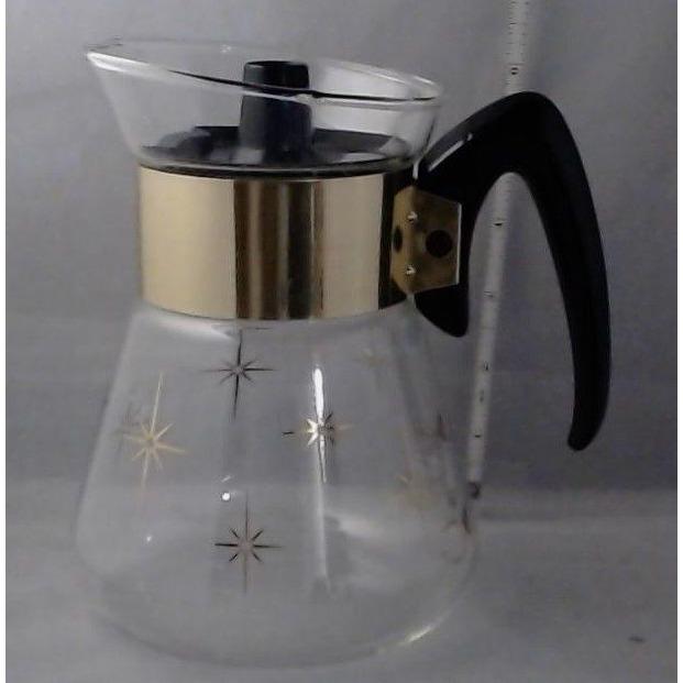 # 029 Pyrex Atomic Starburst 4 cup Coffee Carafe (L17 )
