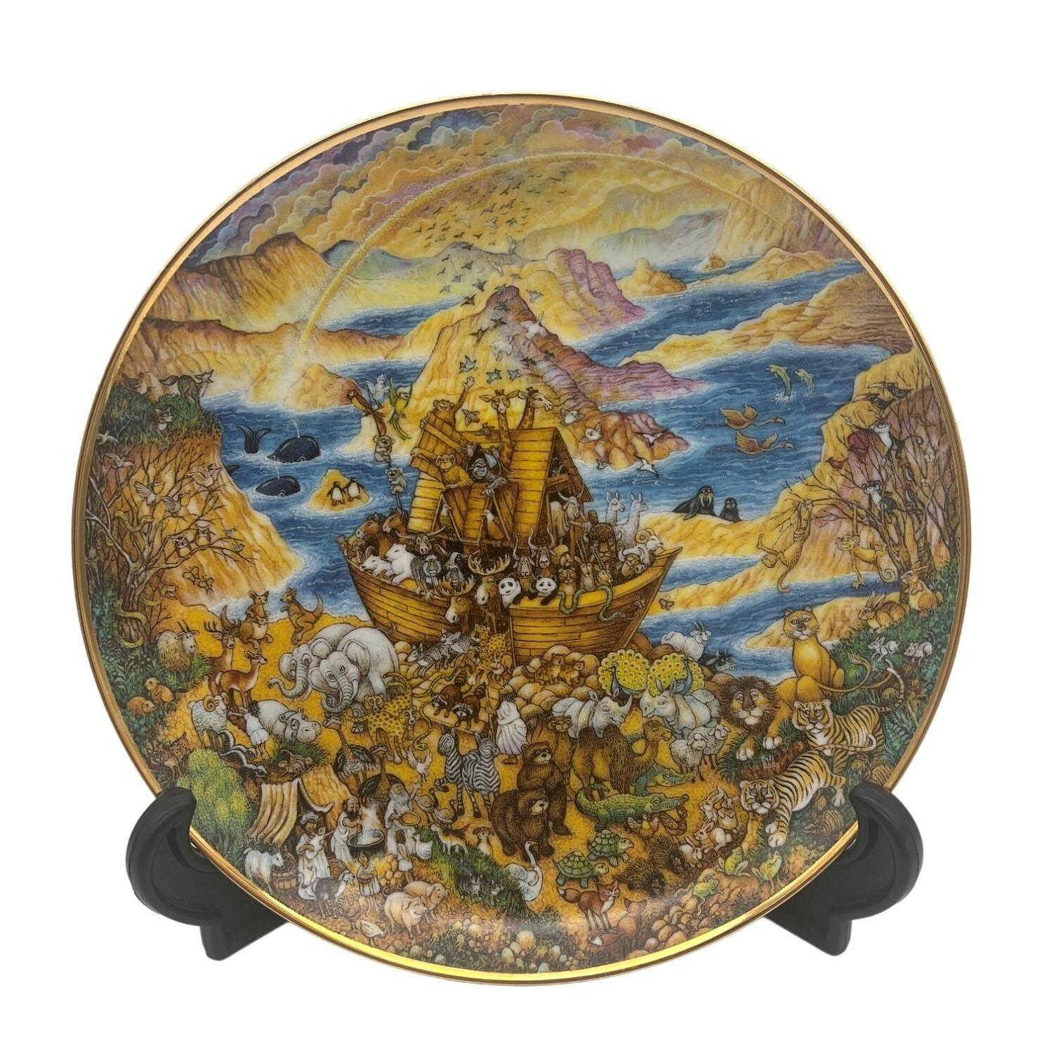 1991 Two by Two Limited Edition Collectible Plate Noah's Ark Franklin ...