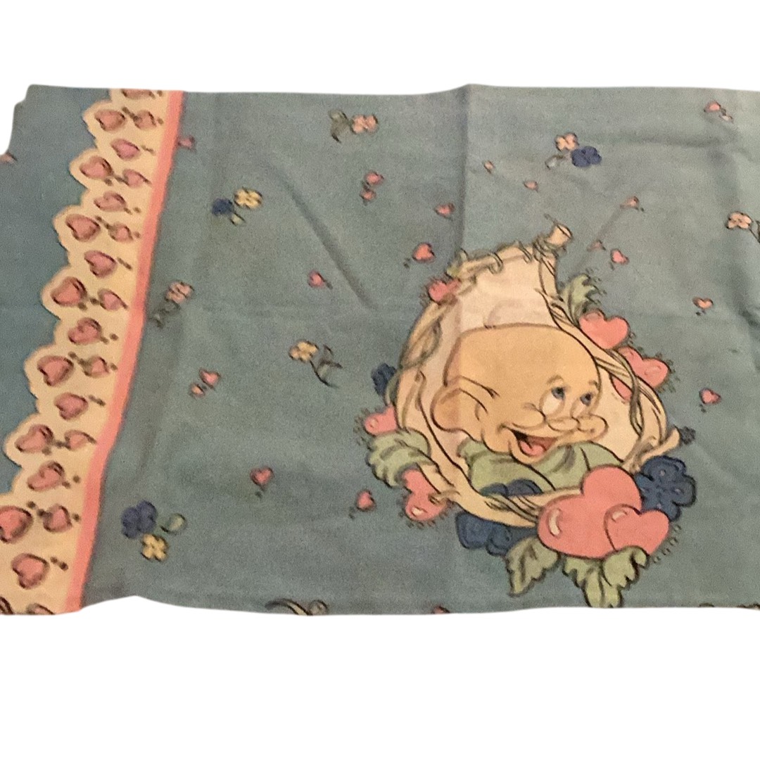 Disney snow, White and bashful pillowcase vintage