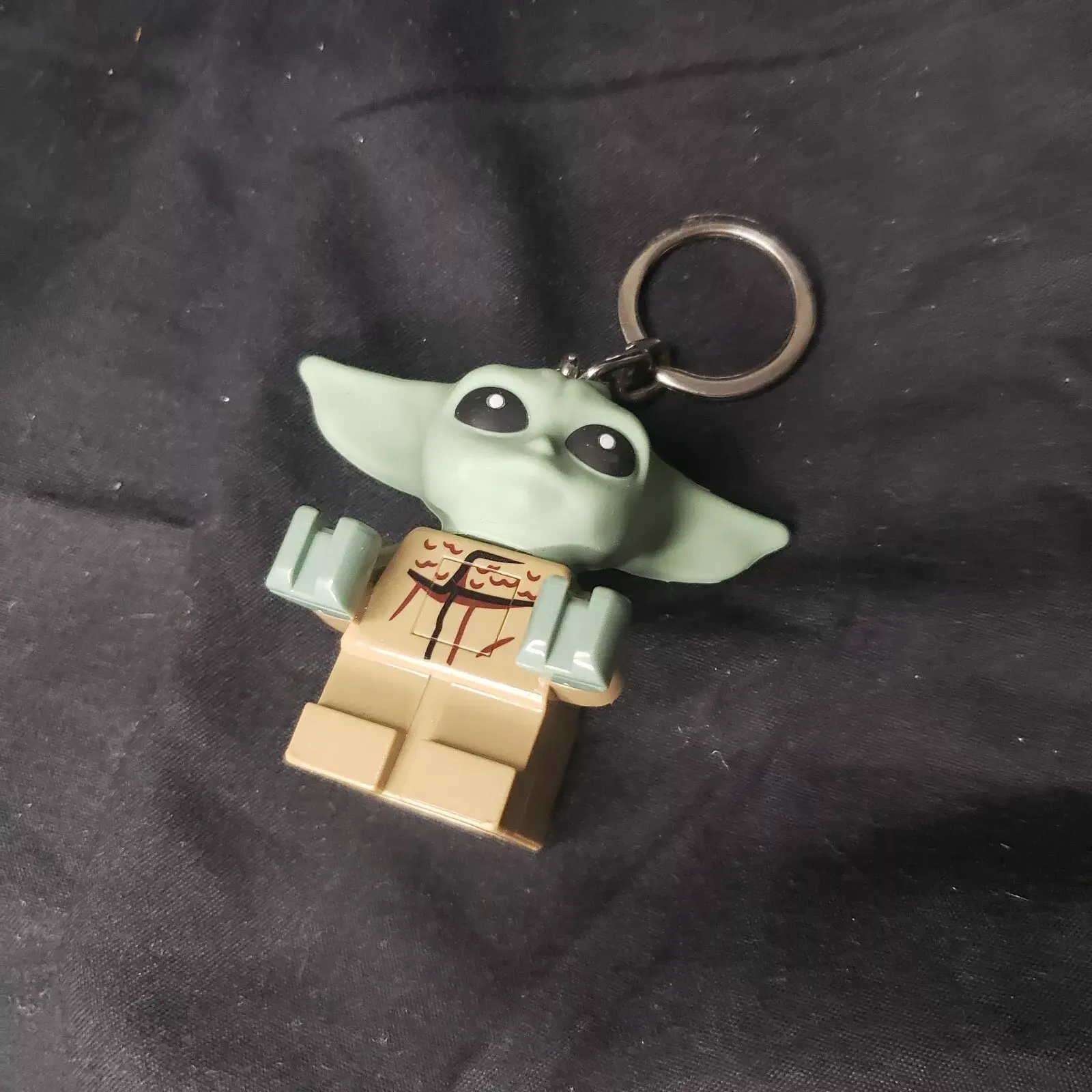 Lego Star Wars Keychain Grogu The Child Baby Yoda 2" with LED Key Light