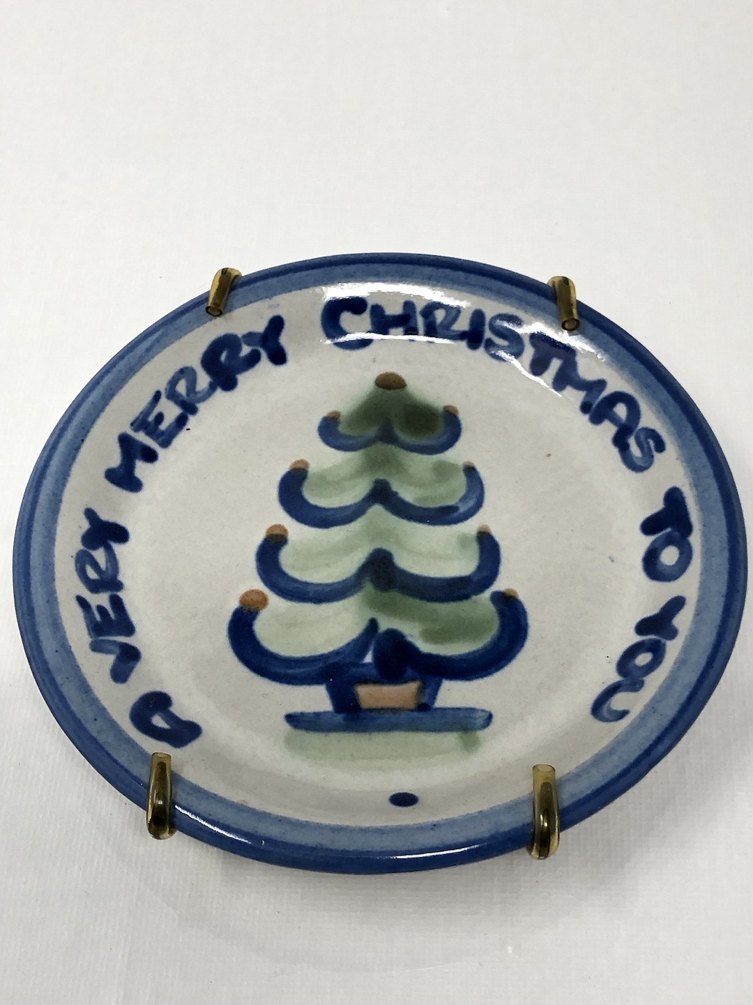 M A Hadley Very Merry Christmas Small Plate