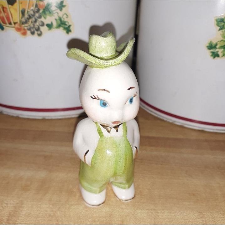 Vintage Anthropomorphic Farmer Figurine Weirdo