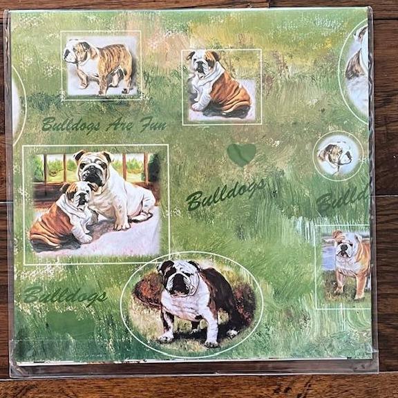 Best Friends - Bulldogs Gift Wrap - 1990s NOS