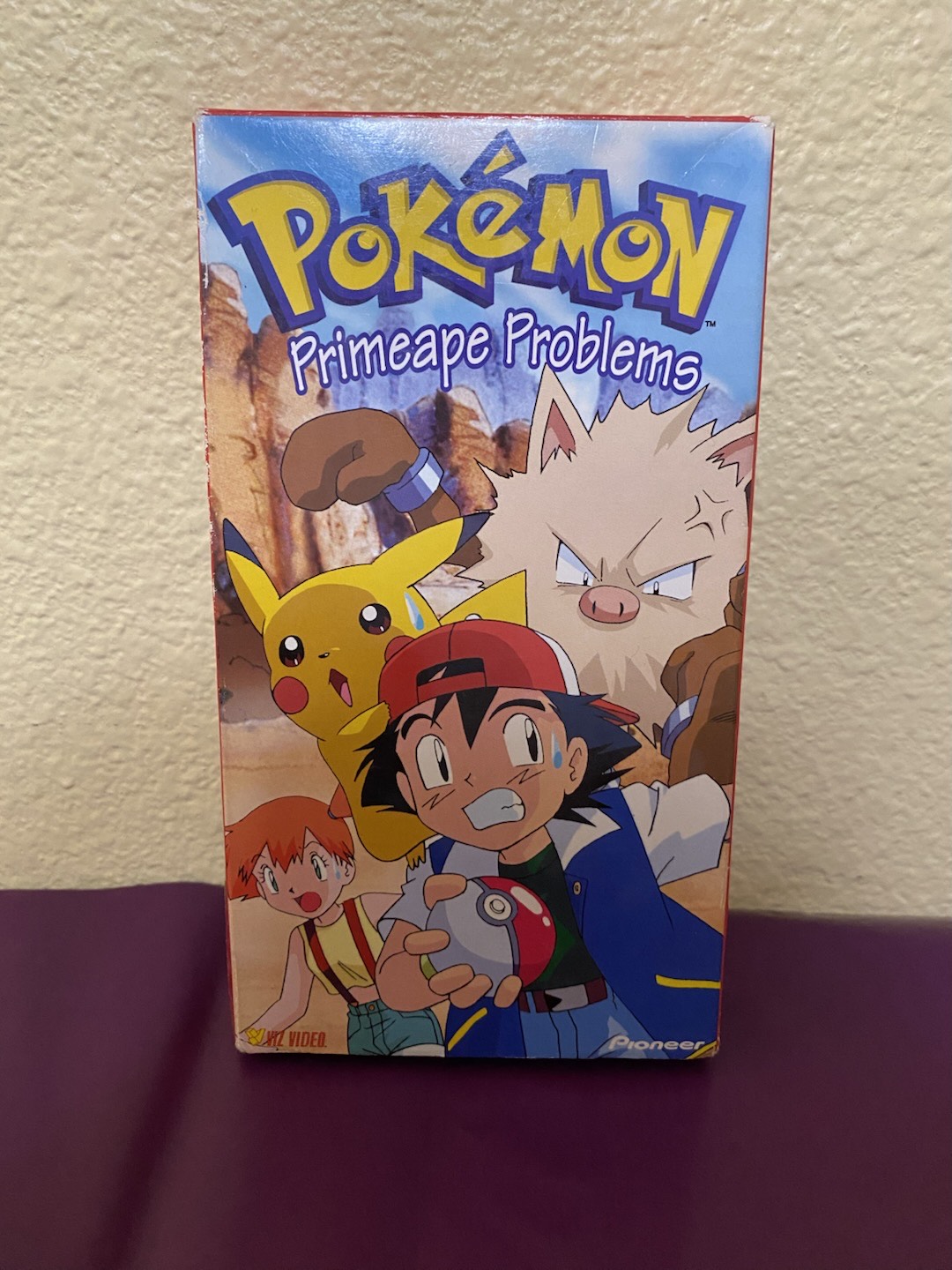 Pokemon Primeape Problems VHS - 1998 Pioneer - 3 Episodes - Volume 8