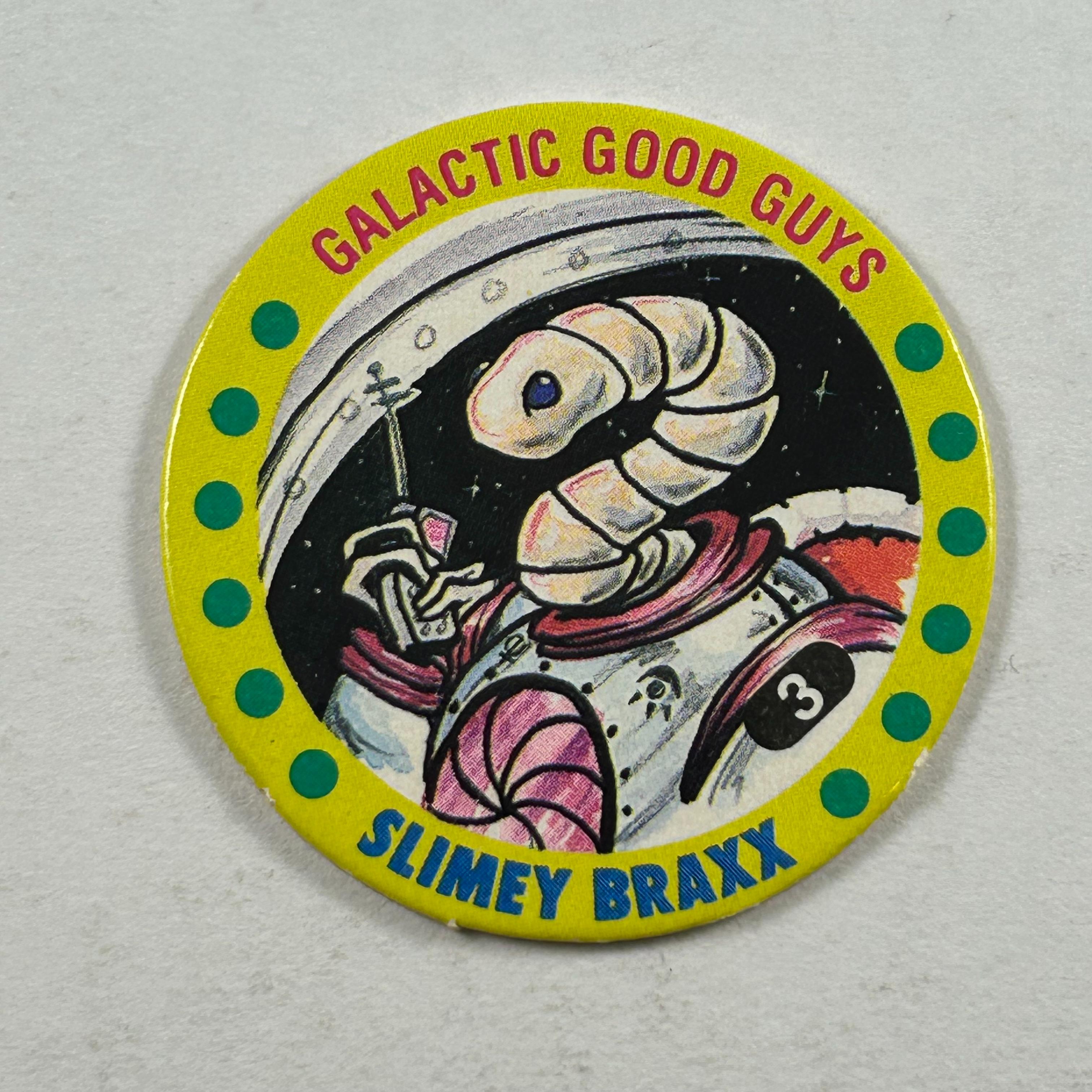 Galactic Good Guys POG #3 Slimey Braxx Worm Sci FI - 104