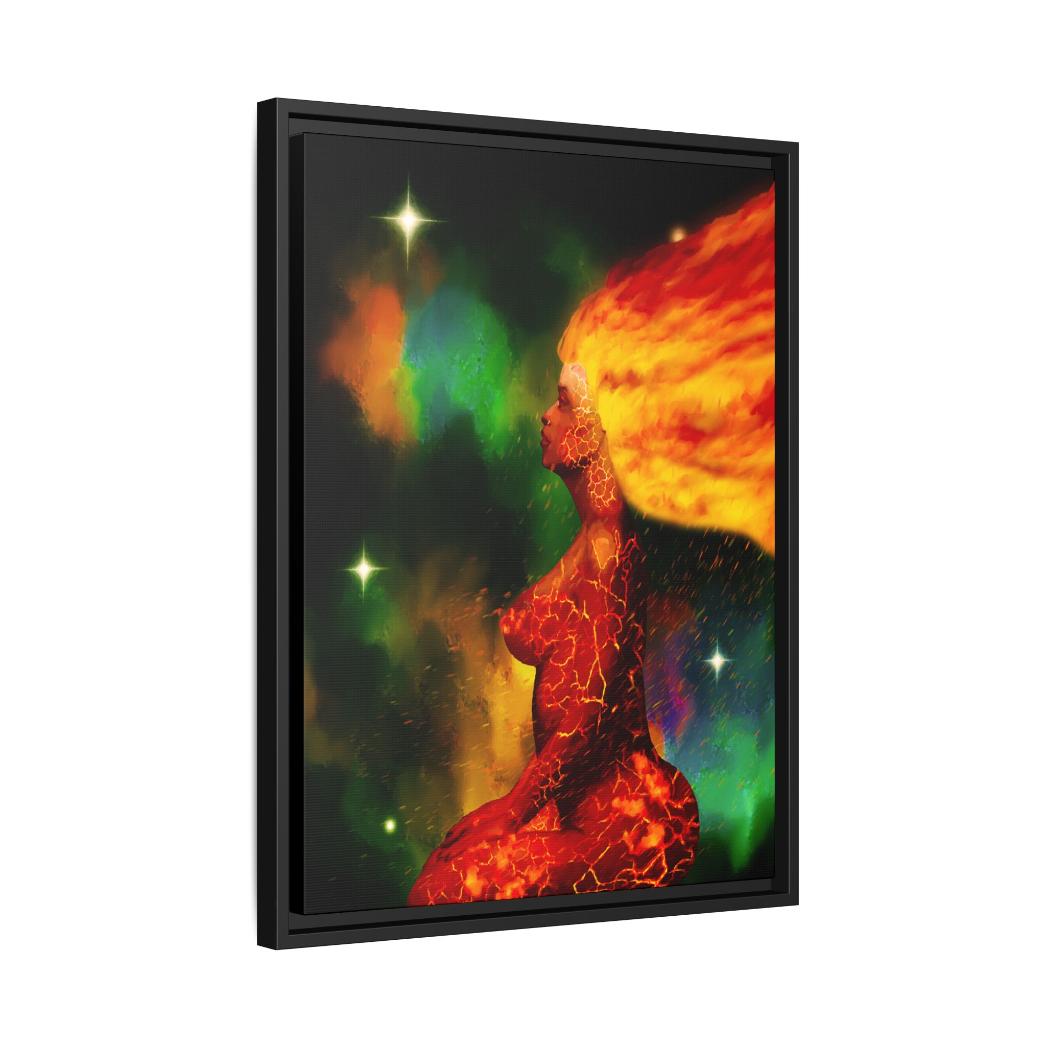 Submission To The Reset – Framed 18x24 Canvas | Divine Feminine Fire ...