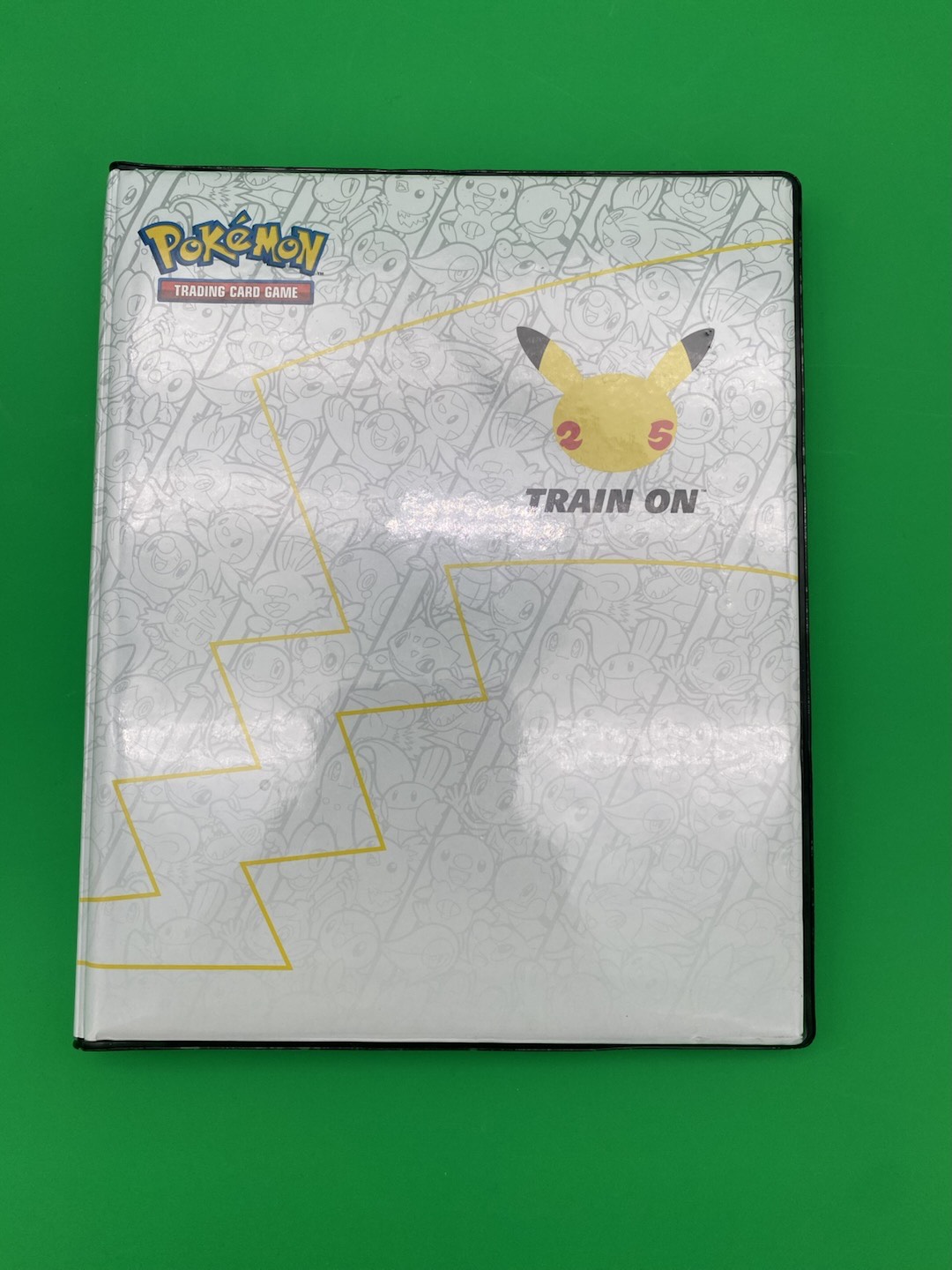 Pokemon Train On 25th Anniversary Jumbo Trading Card Binder w/ 1 ...