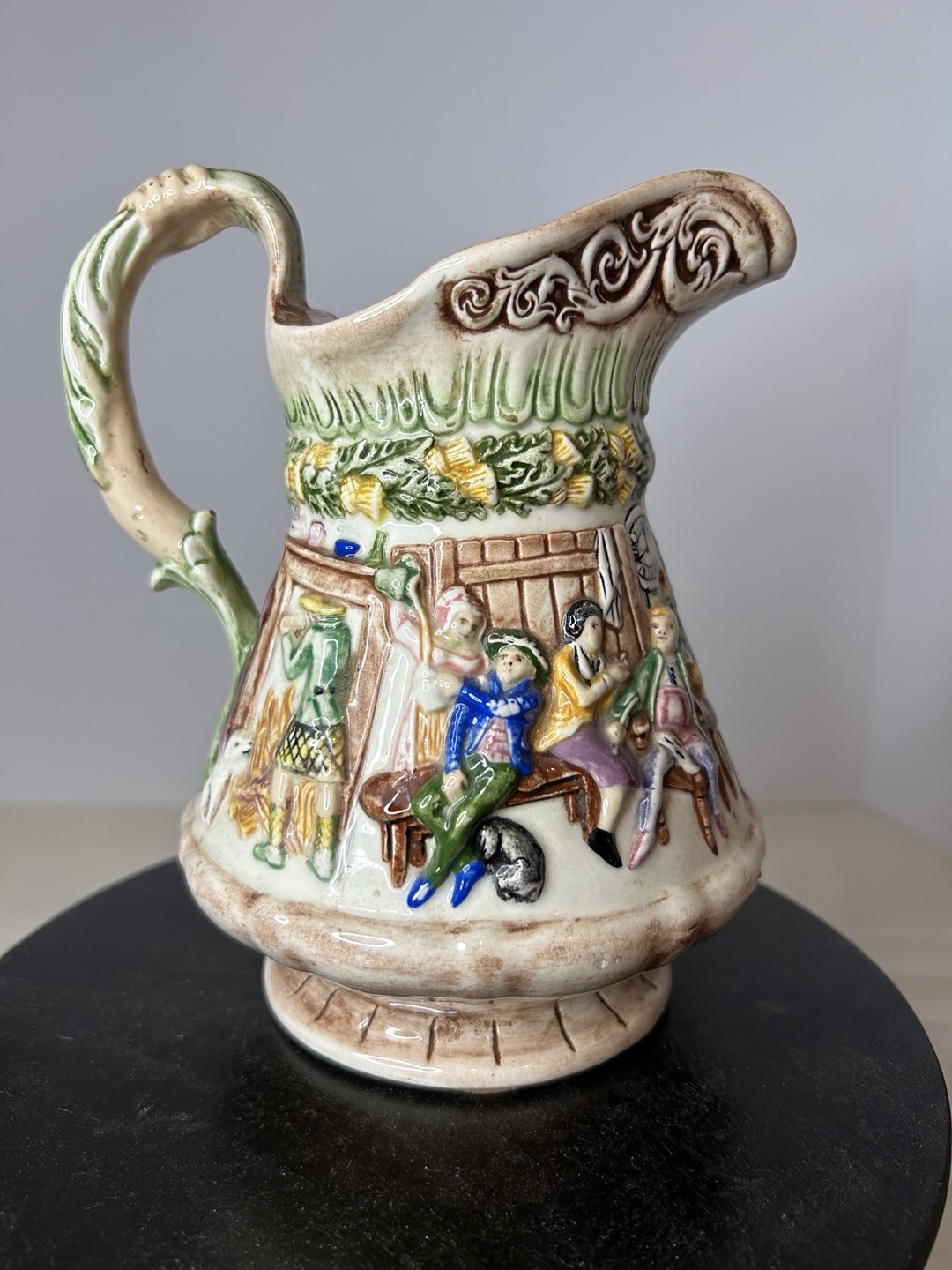 Pitcher With Medieval Scene