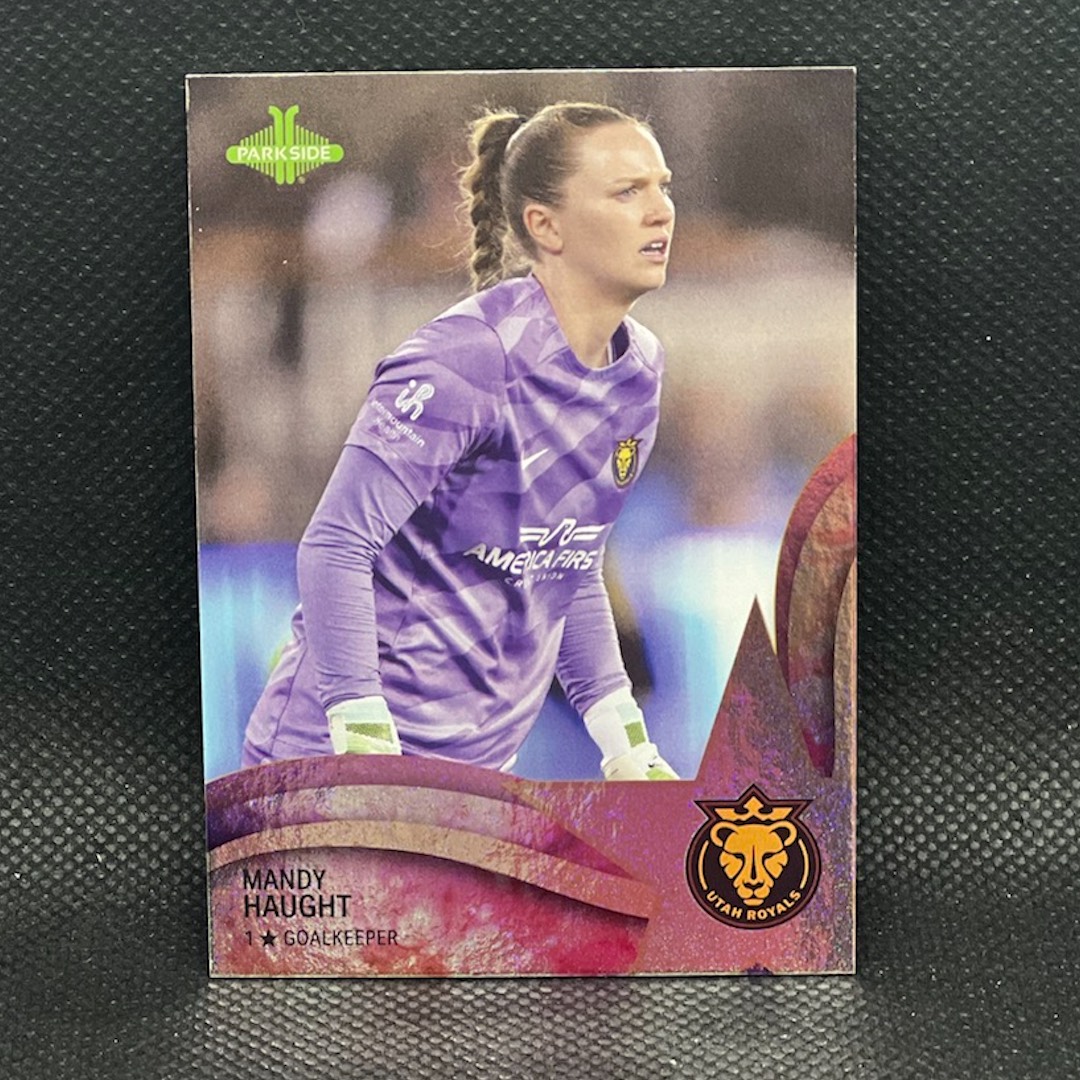 Mandy Haught 2024 Parkside NWSL Vol 2 Stars Shimmer /100 Soccer Card