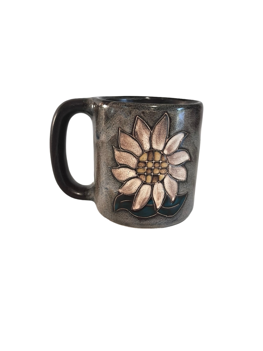 Mara Mug Sunflower Handcrafted Ceramic Glazed Mug Signed Mara Made In ...