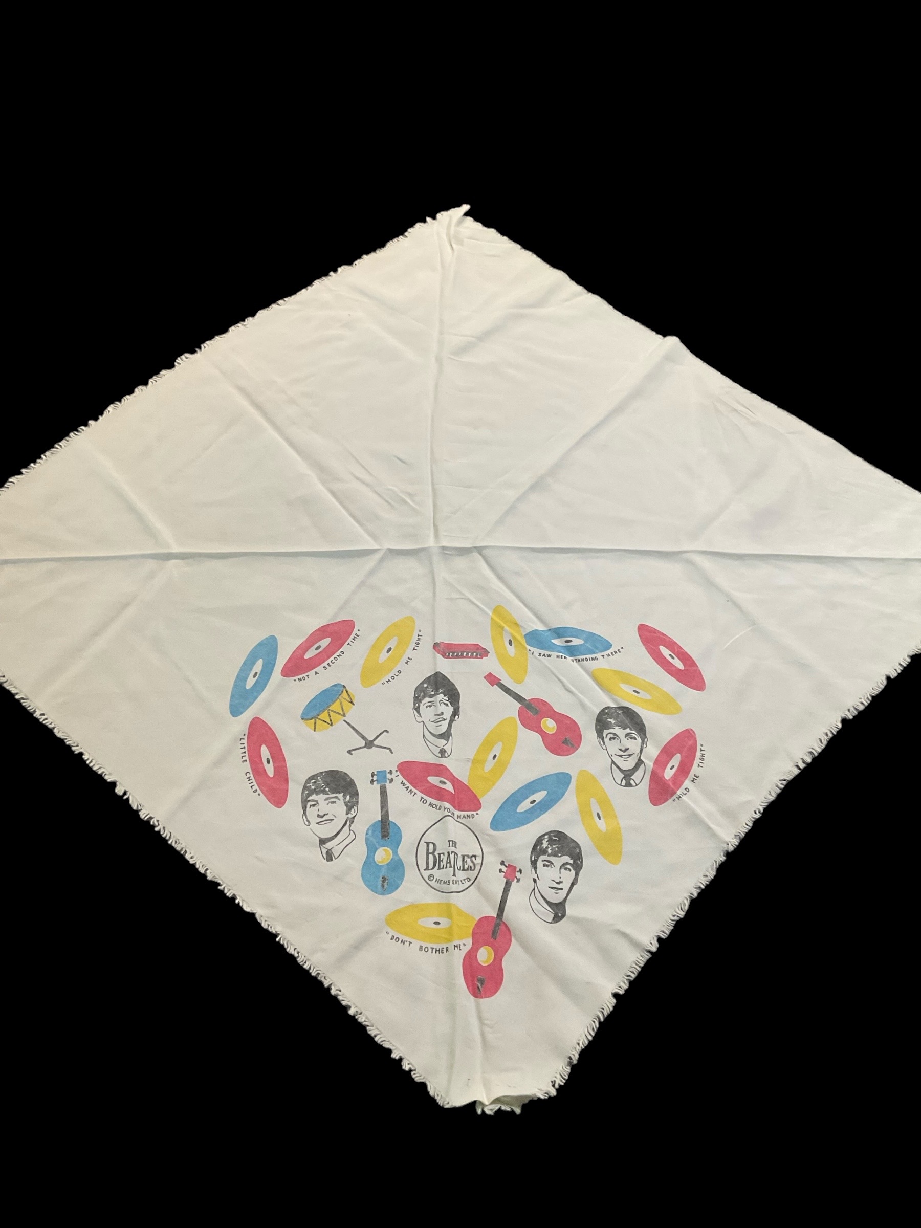 VINTAGE 1960S BEATLES SCARF/BANDANA