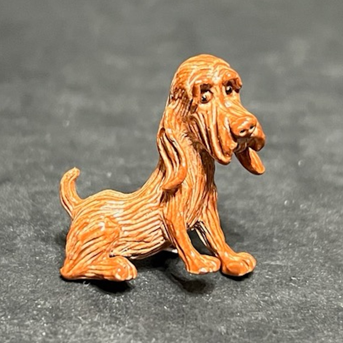 MARKDOWN! Gerry's Hound Dog Brooch ~1.25” x 1.25”