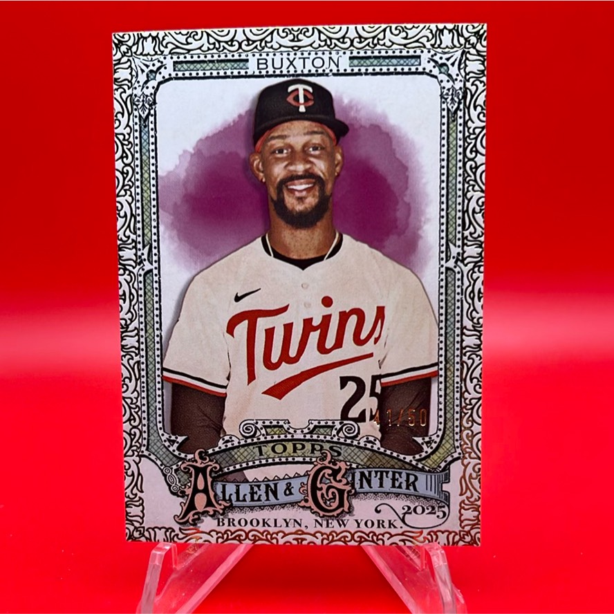 Byron Buxton 2025 Topps Allen & Ginter Gold Foil Filigree 41/50 ...