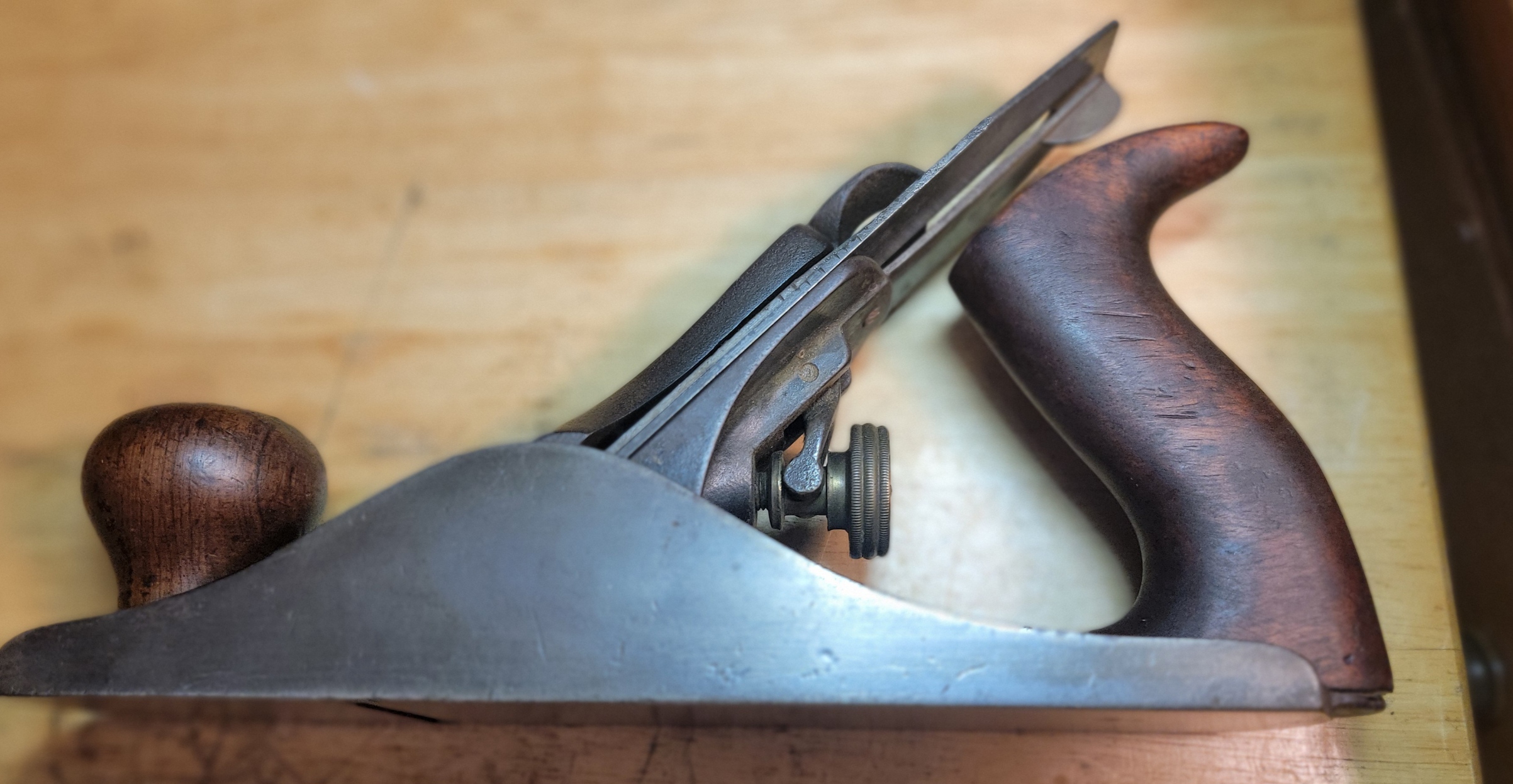 Stanley #4 Type 5 Hand Plane(1885-1888) Perfect Wood Sharp Beaded Knob