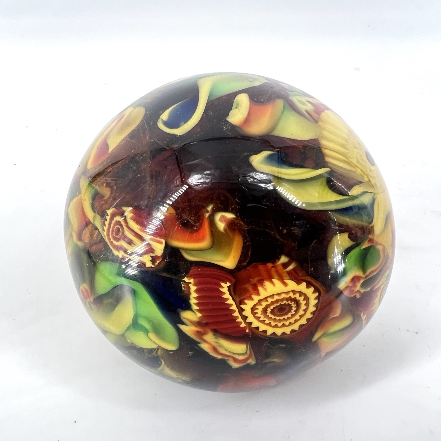 Murano Art Glass Scramble Paperweight